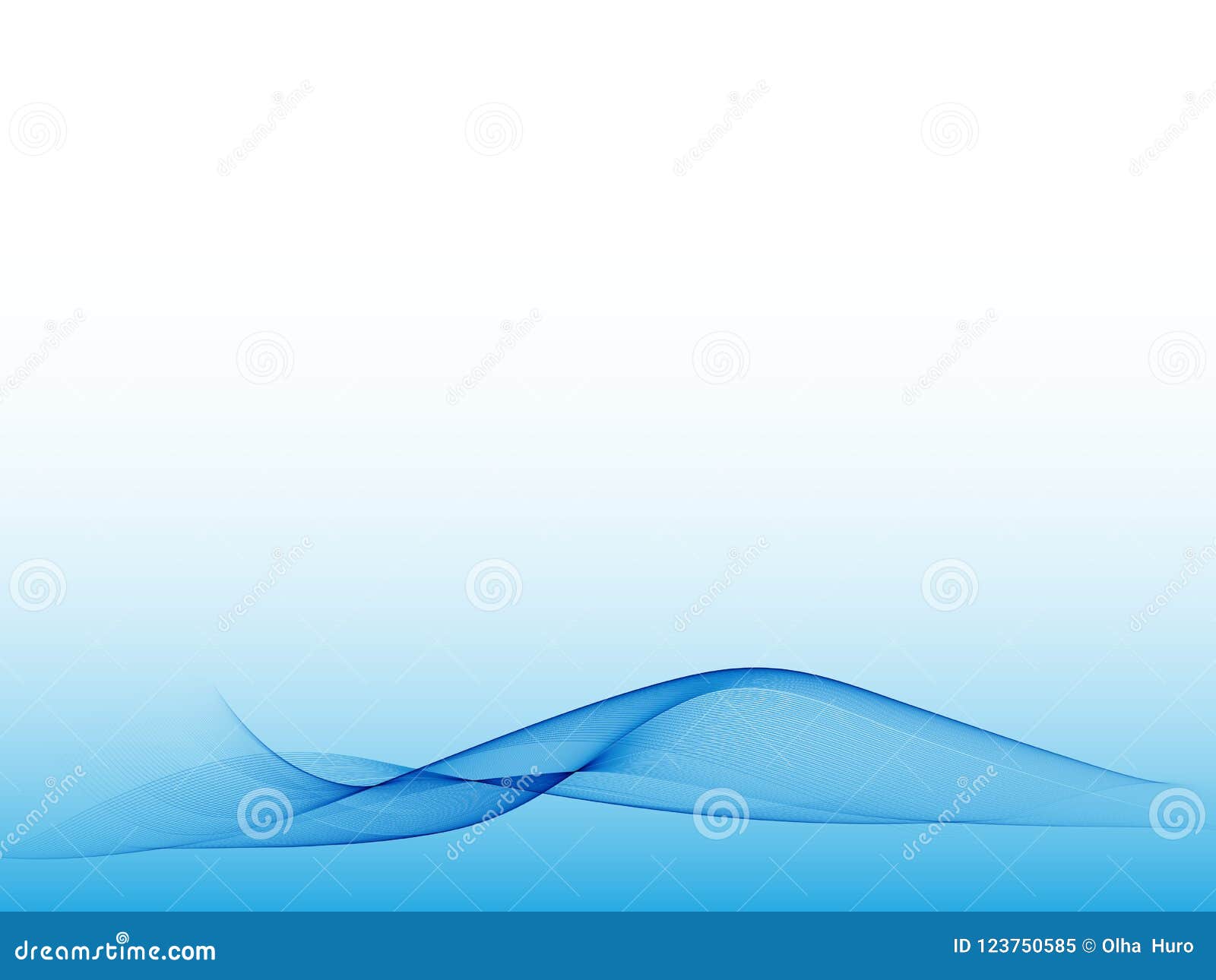 Abstract Blue Wave on a Light Background. Design Element Stock Vector ... Abstract Blue Wave on a Light Background. Design Element Stock Vector ...