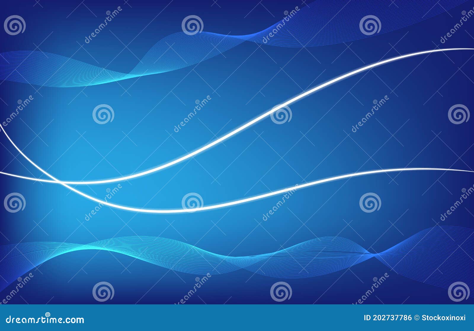 Abstract Blue Wave and Light Layout Colorful Background Design Stock ...