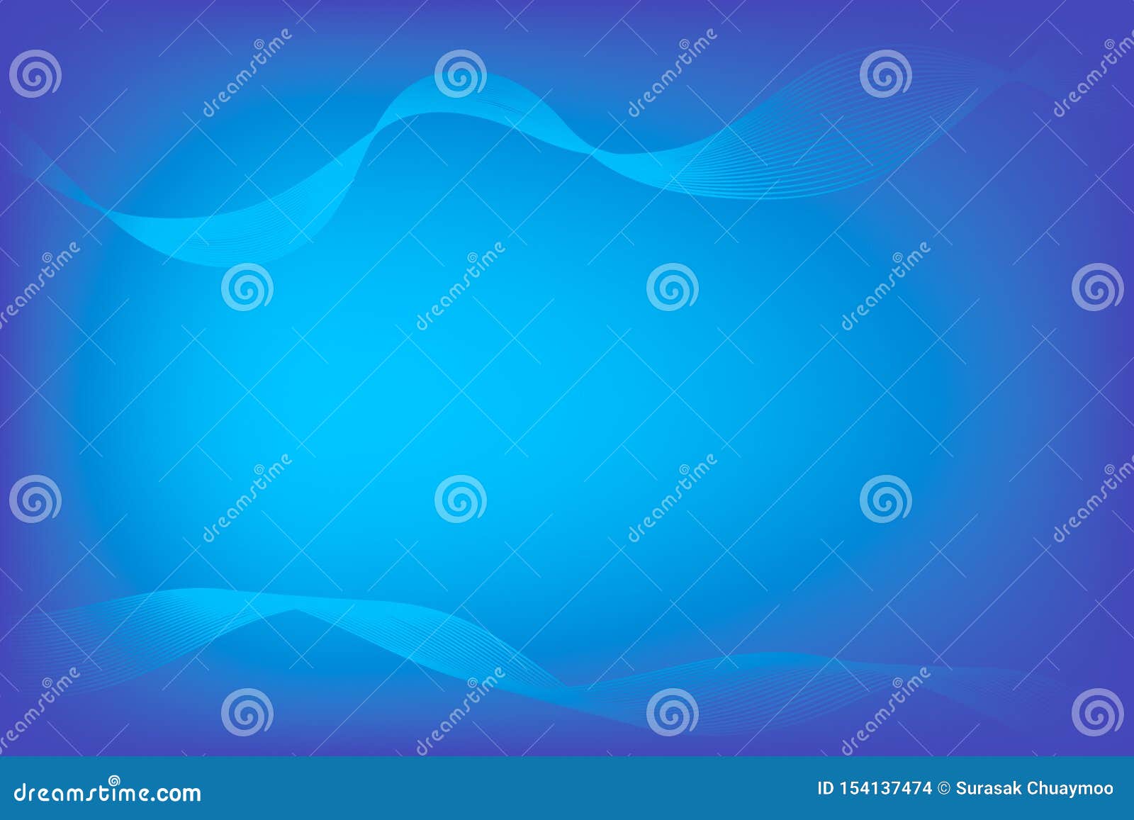 Abstract Blue Wave Line Background Stock Illustration - Illustration of ...