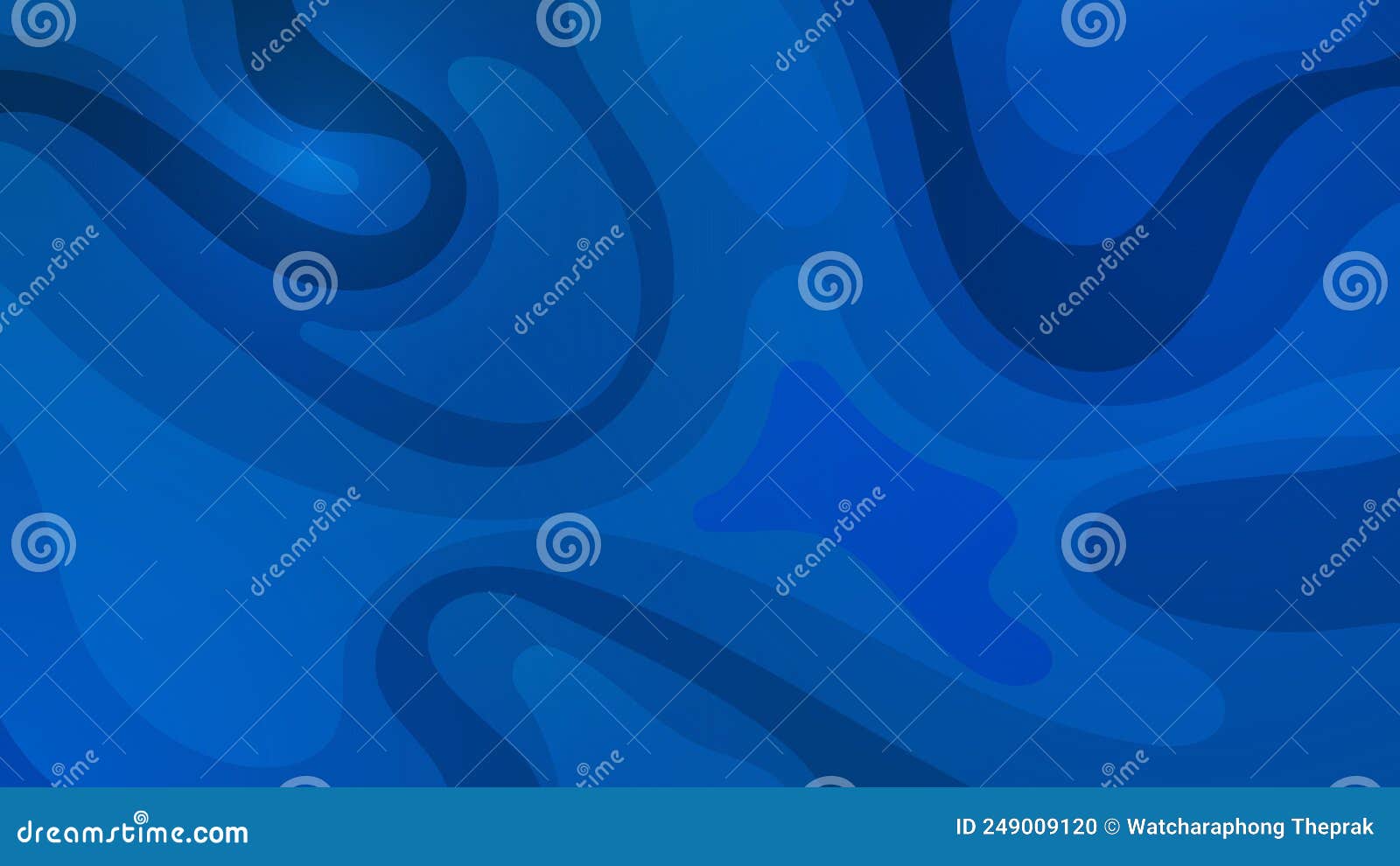 Abstract Blue Wave Motion, Dynamic Surface Movement Background Stock ...