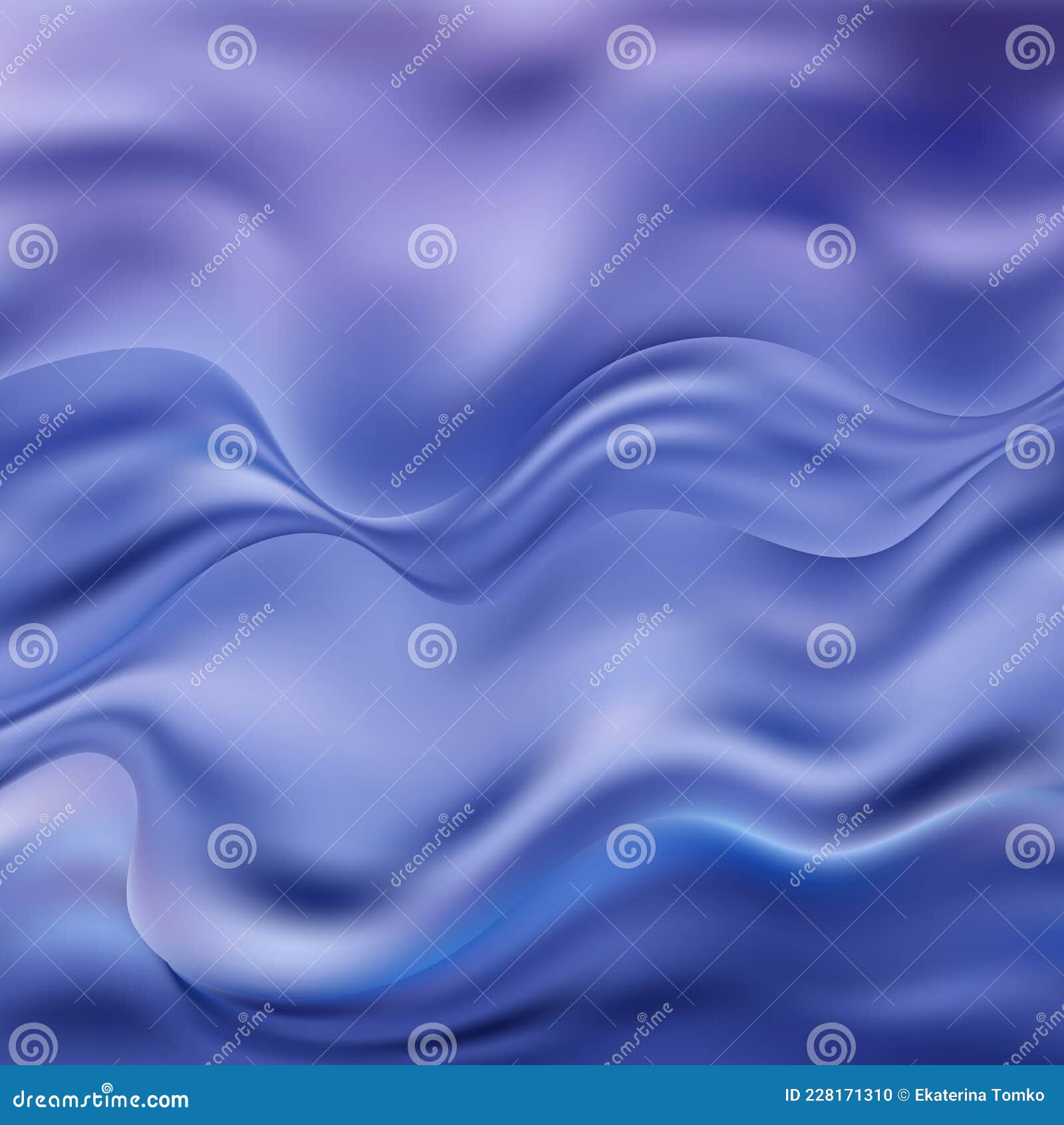 Abstract Blue Wave Pattern. Layout for Presentation. Eps 10 Stock ...