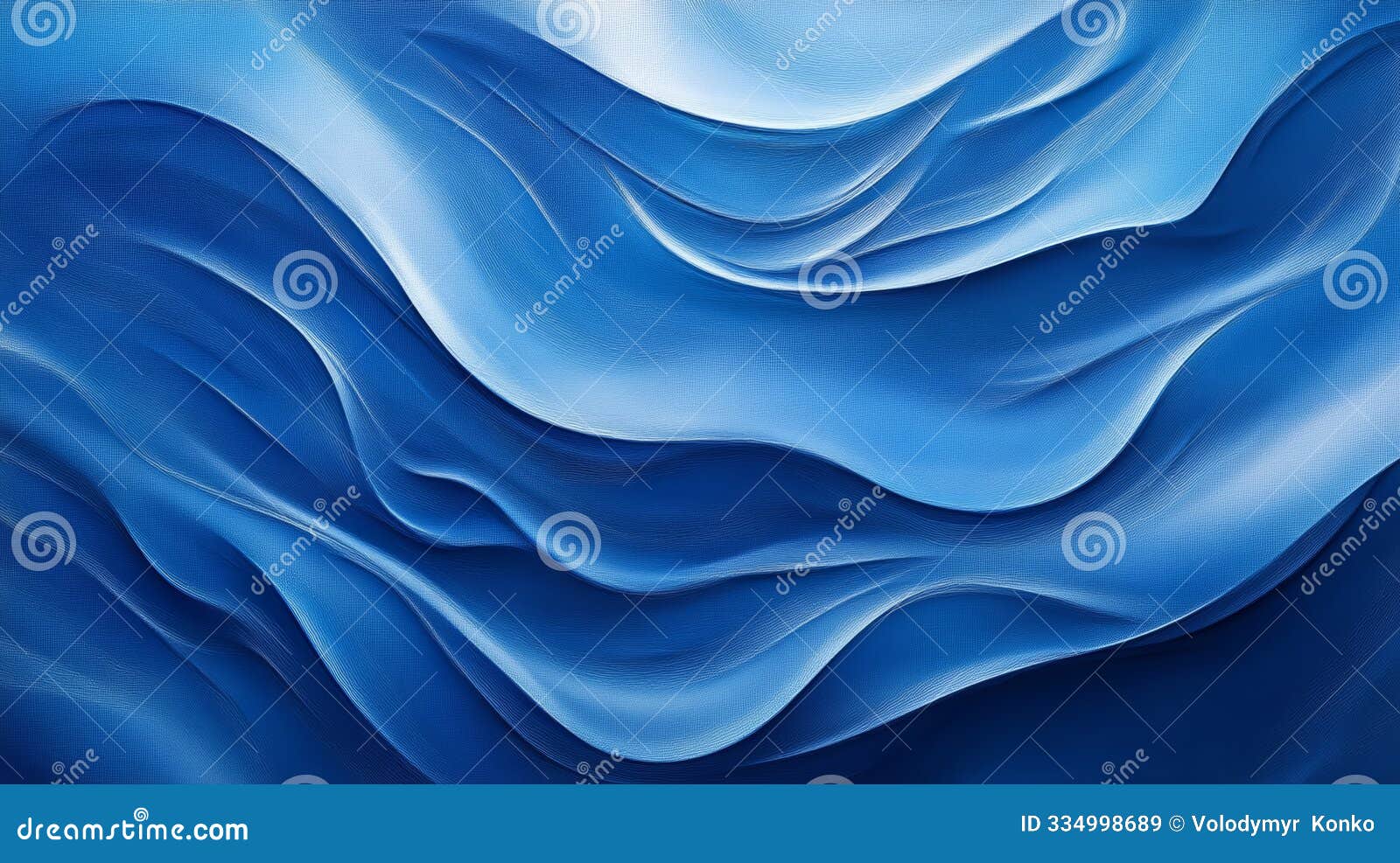 Abstract Blue Wave Pattern, Ocean-inspired Texture. Modern Art and ...