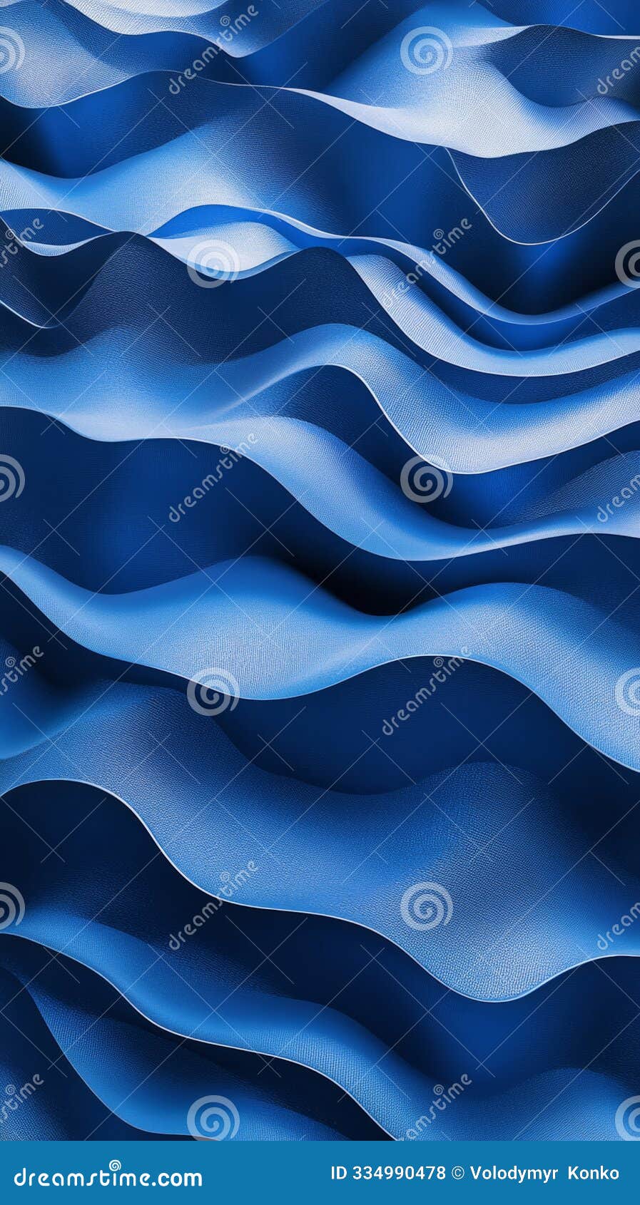 Abstract Blue Wave Pattern, Textured Background. Artistic Design ...