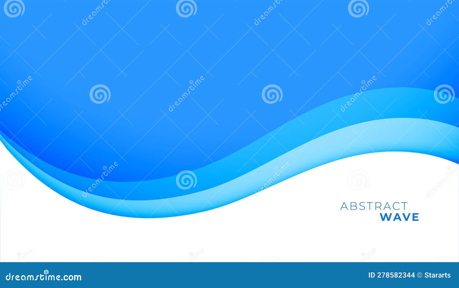 Abstract Blue Wave Shape with Dynamic Curls Background Design Stock ...