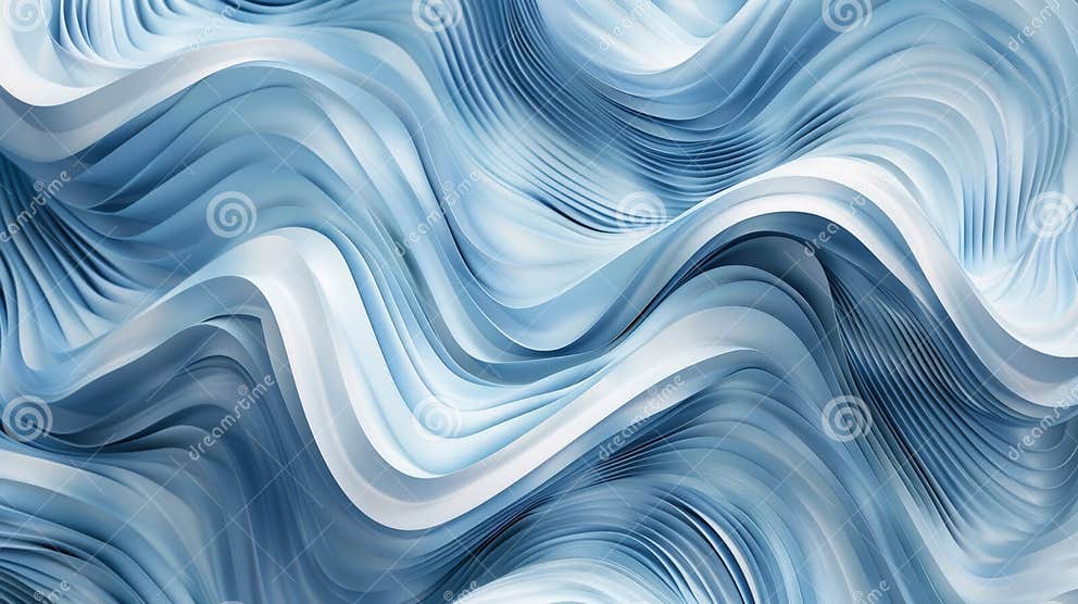 Abstract Blue Wave Texture Generative AI Stock Photo - Image of wave ...