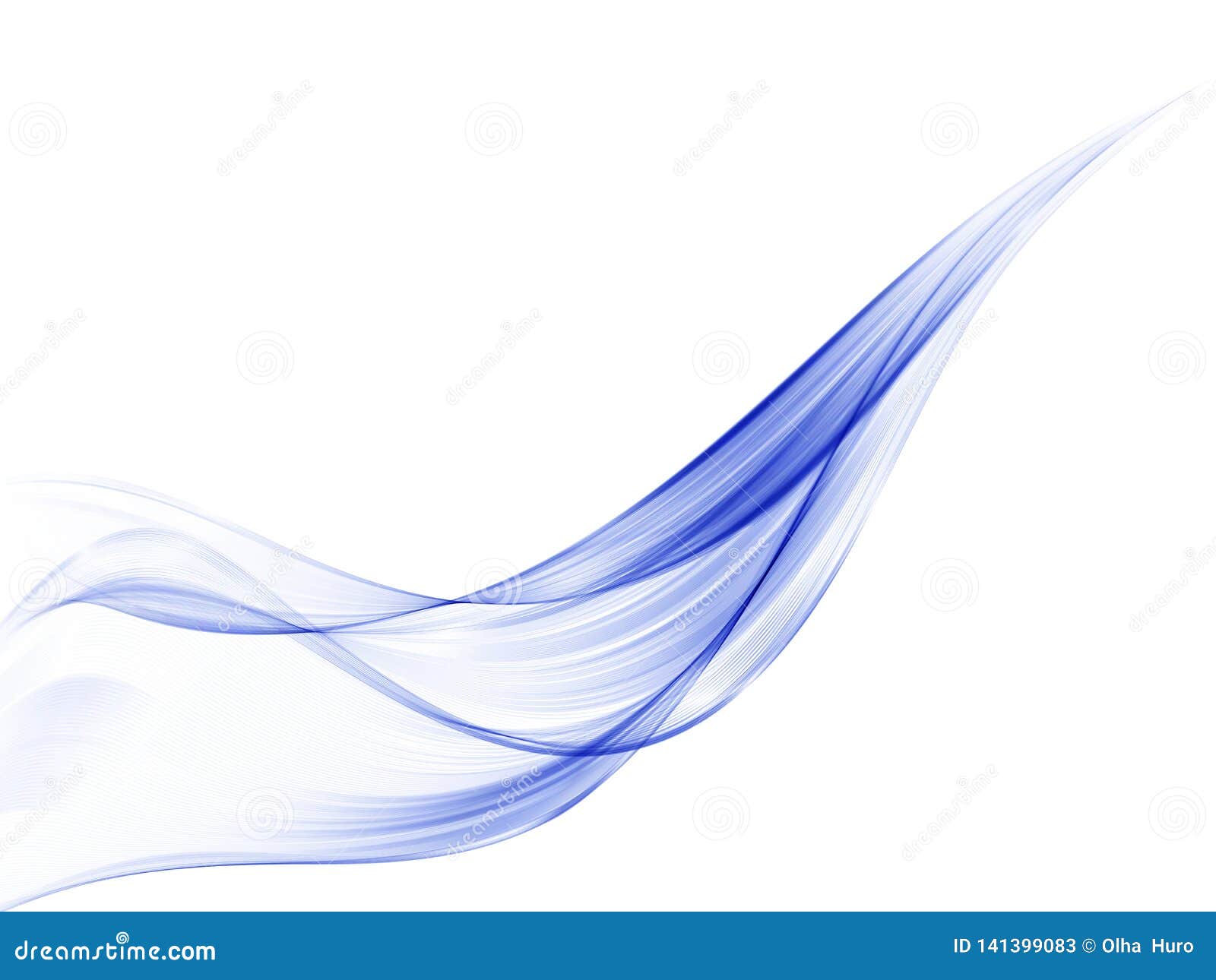 Abstract Blue Wave Vector Background for Brochure, Website, Flyer ...