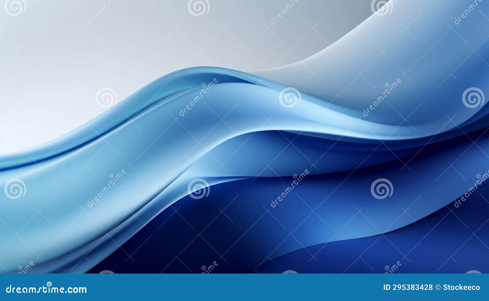 Abstract Blue Wave Wallpaper in Light Navy and Silver - 8k Resolution ...