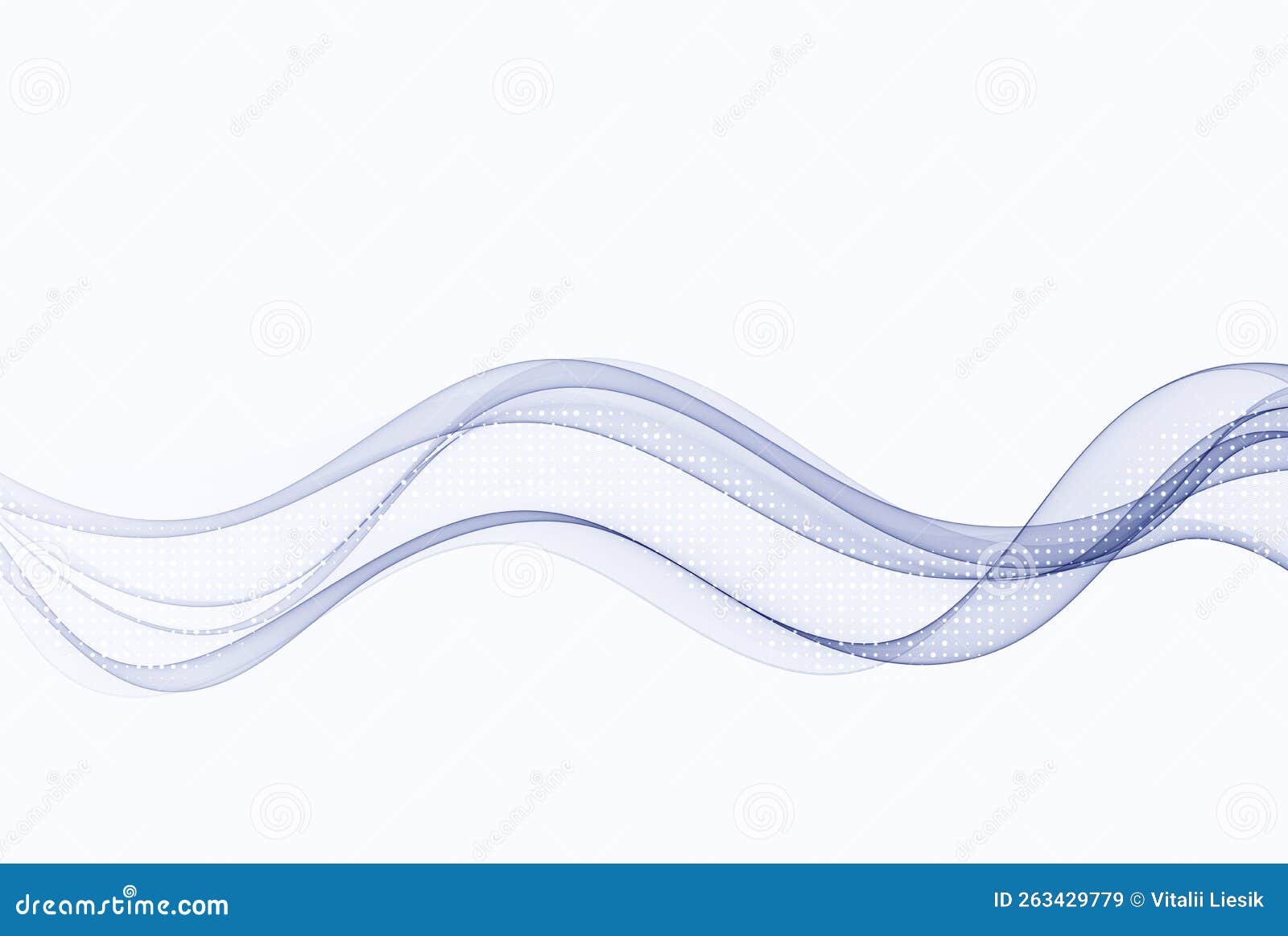 Abstract Blue Waves Background. Vector Illustration. Stock Vector ...