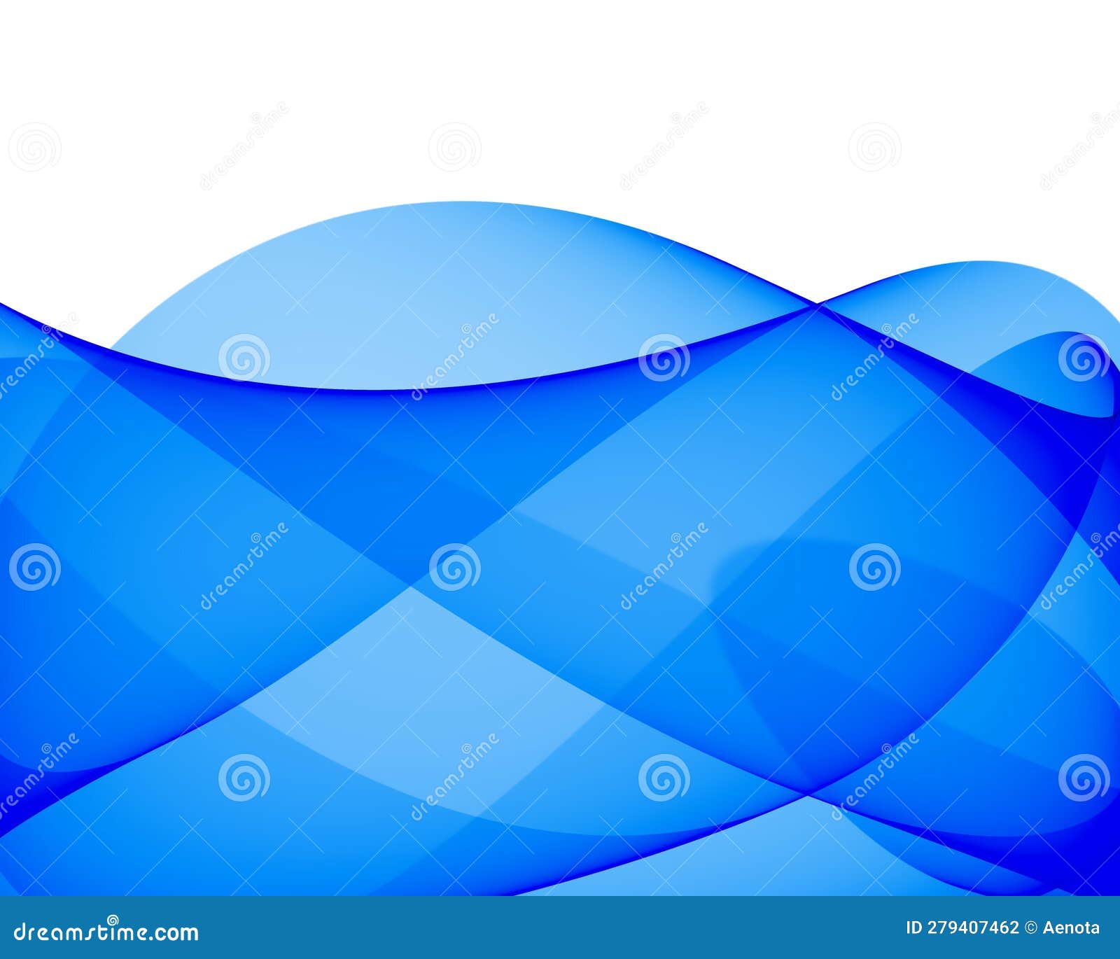 Abstract Blue Wavy Background Stock Illustration - Illustration of wavy ...