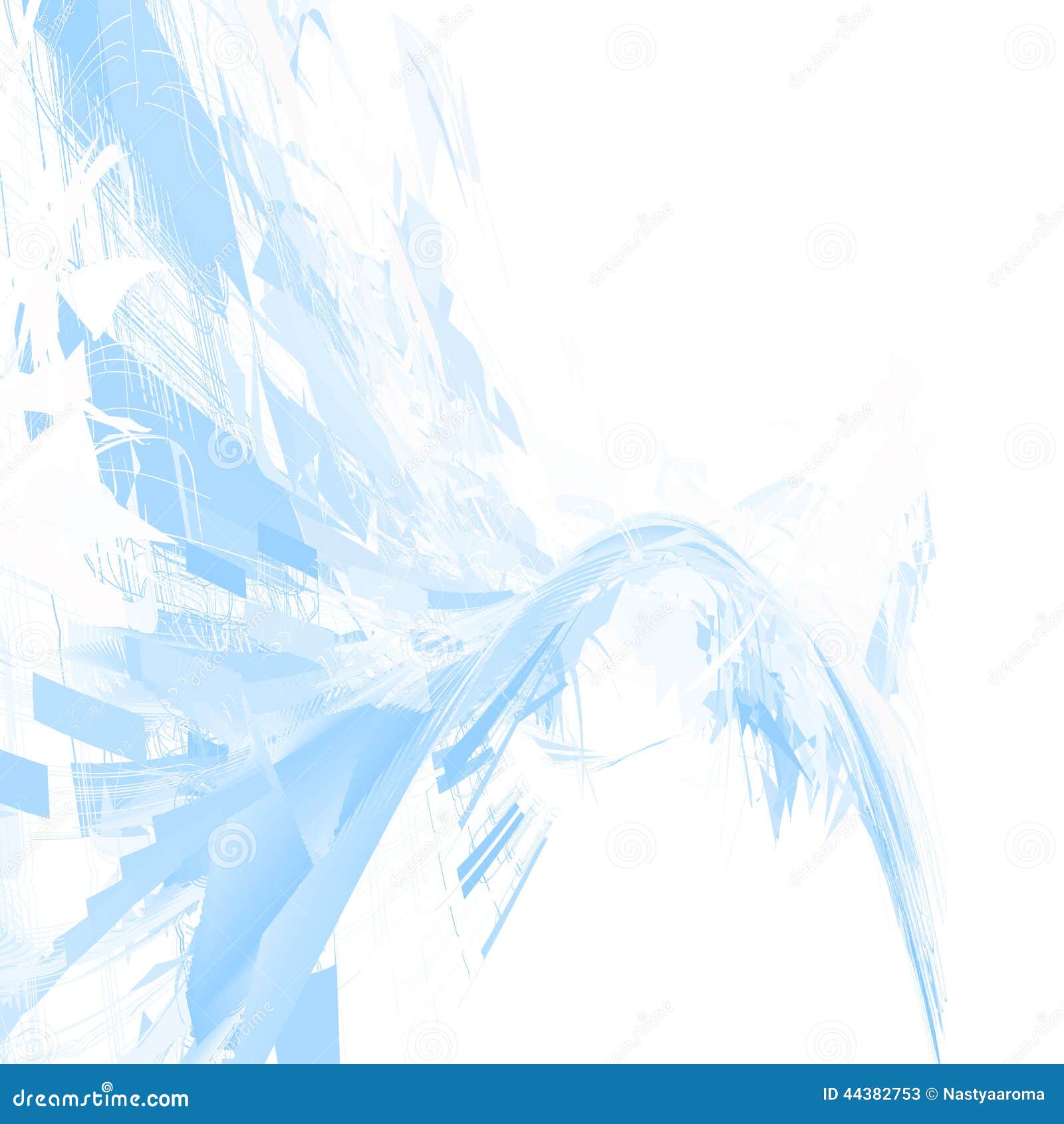 Abstract Blue Wavy Background Stock Illustration - Illustration of ...