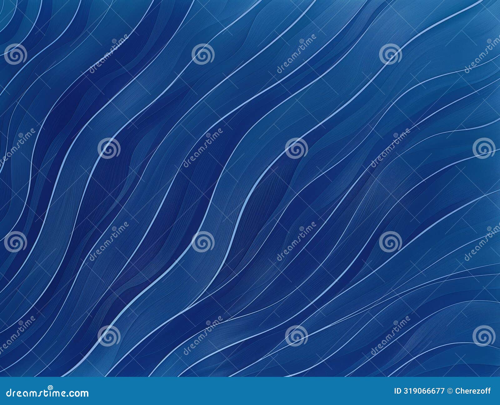 Abstract Blue Wavy Lines Background Stock Image - Image of smooth ...
