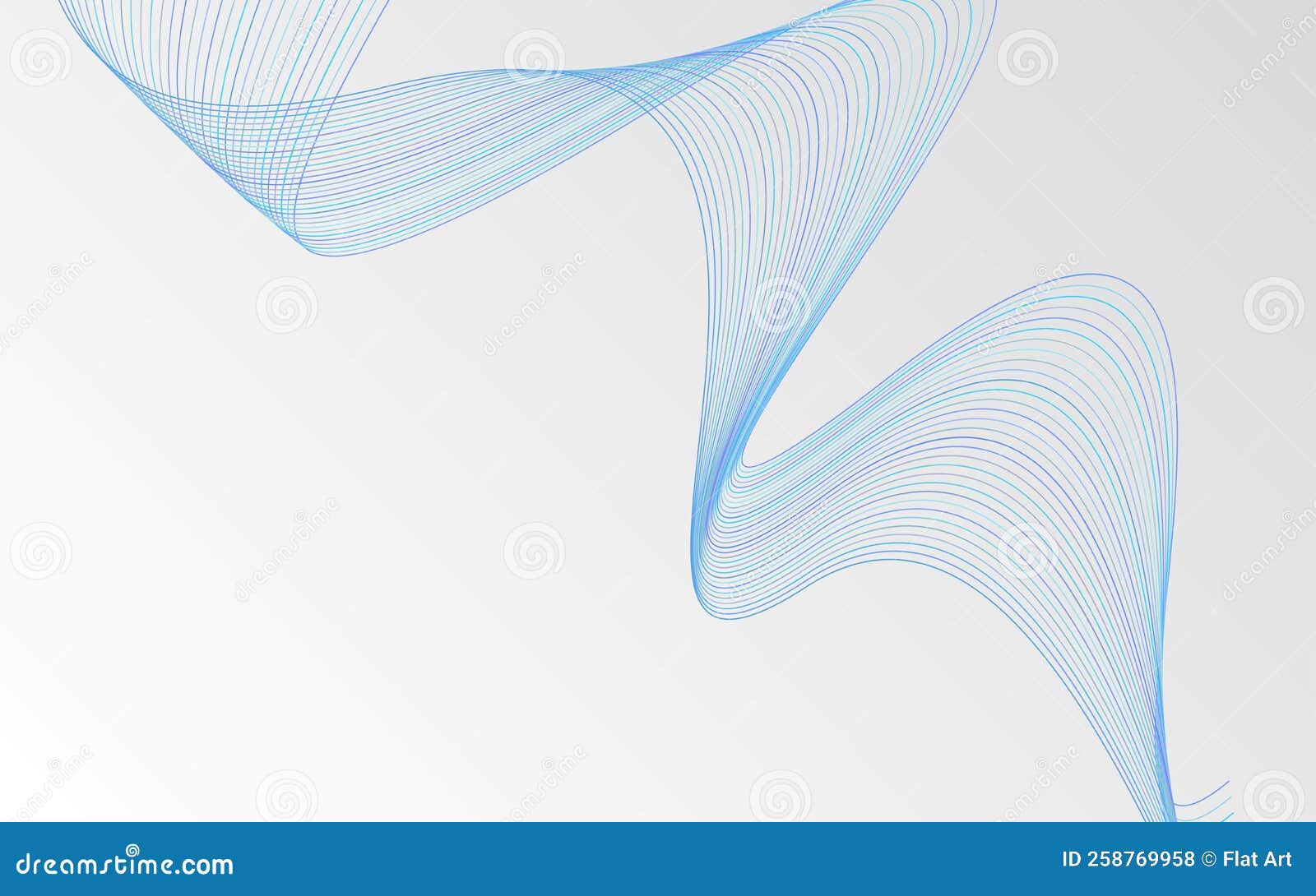 Abstract Blue Wavy Lines Background Stock Vector - Illustration of ...