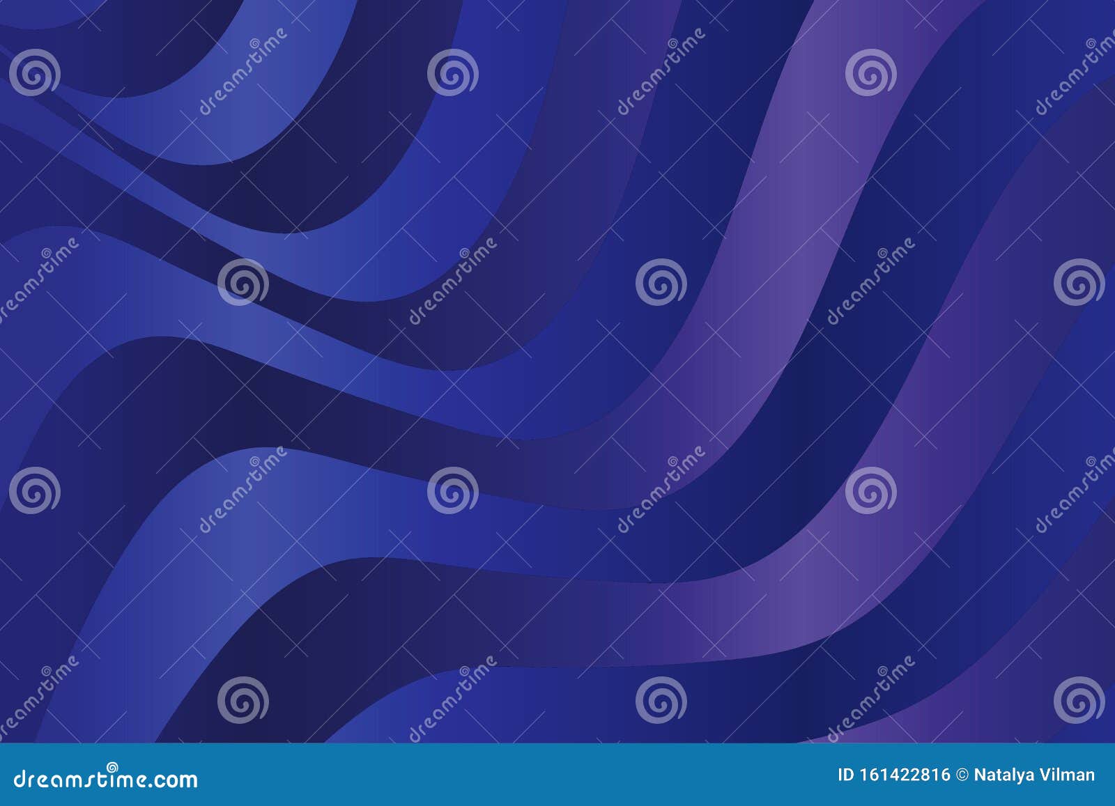 Abstract Blue Wavy Stripes Beautiful Background Stock Illustration ...