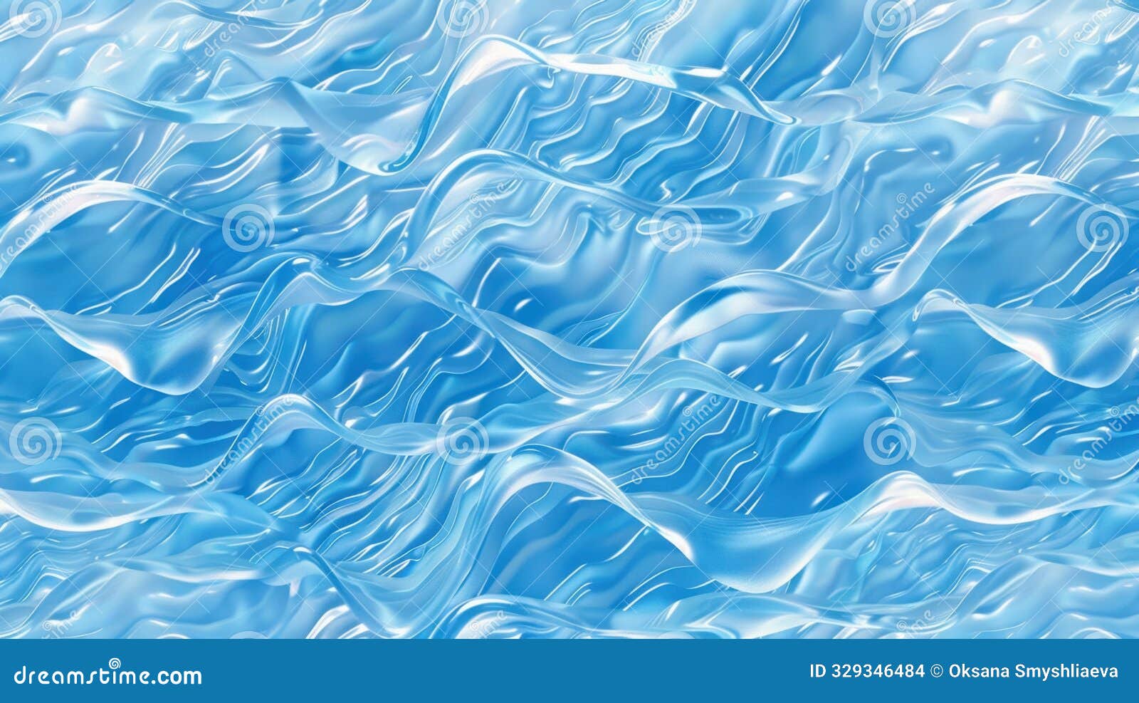 Abstract Blue Wavy Texture Background. Calm and Fluid Design Aesthetic ...