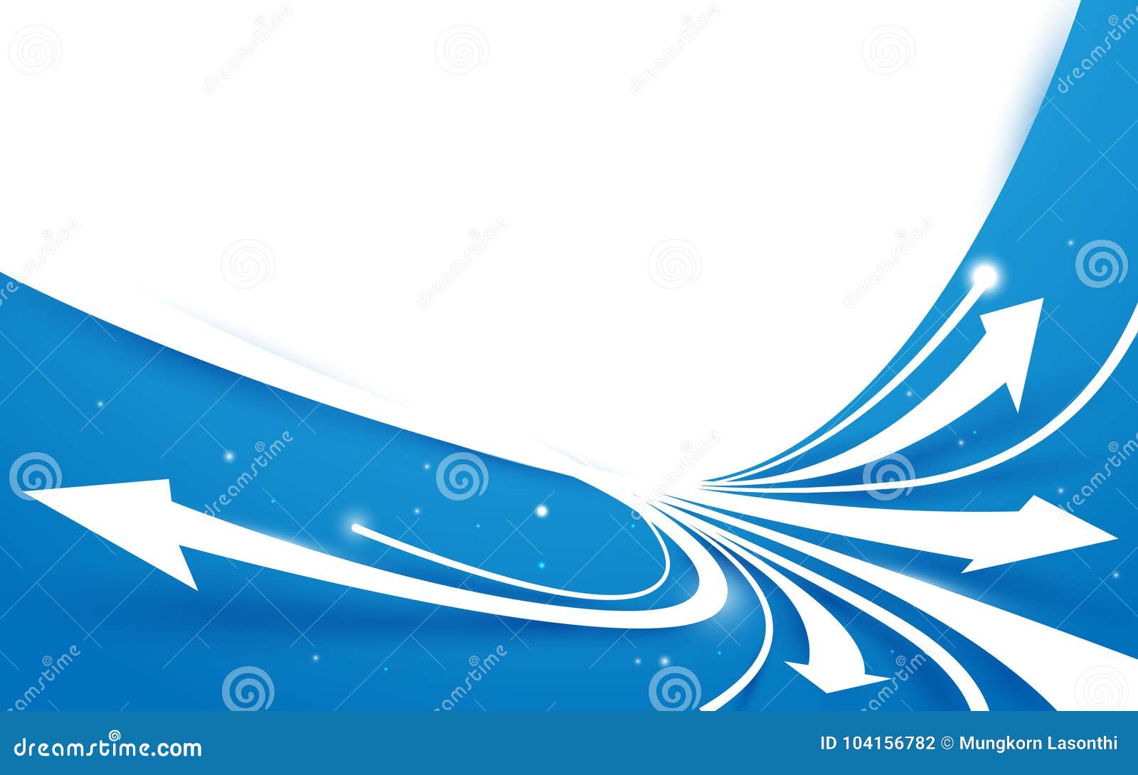 Abstract Blue and White Arrows Line Motion Background Stock Vector ...