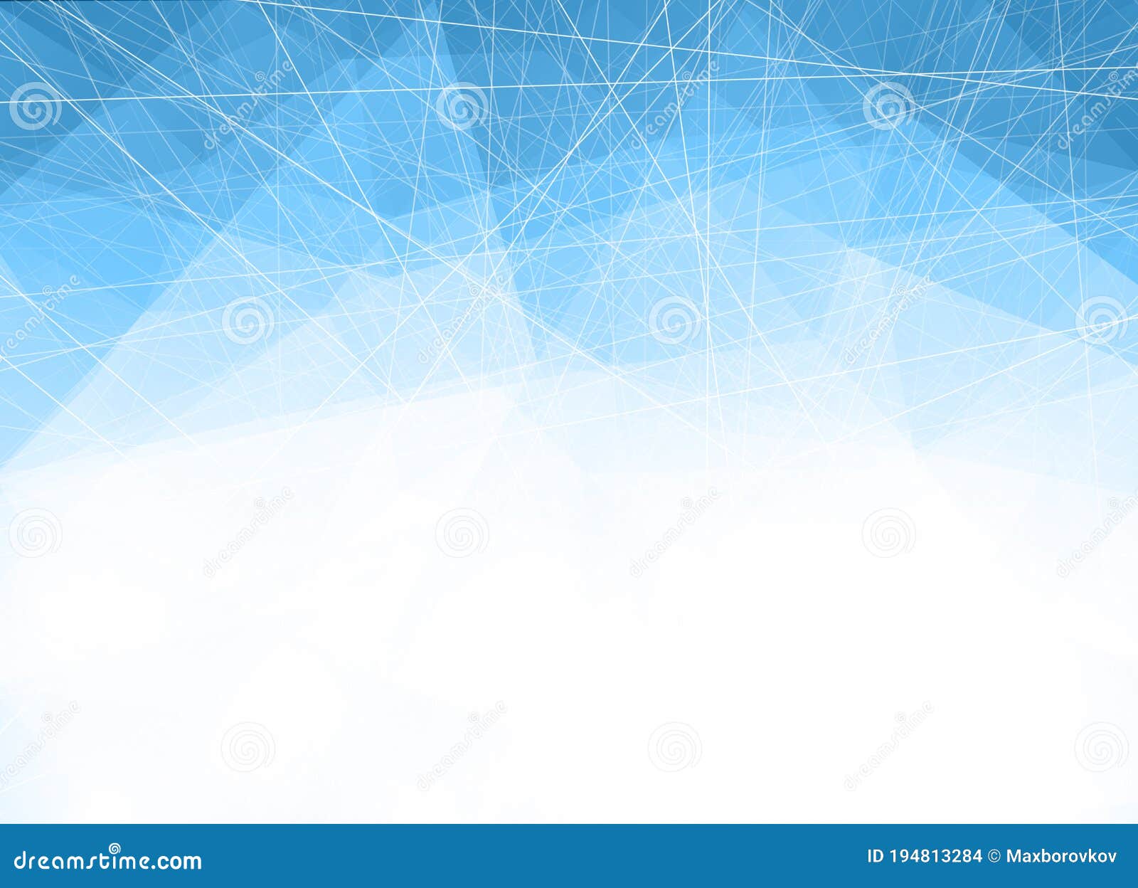 Abstract Blue and White Background with Lines Stock Vector ...