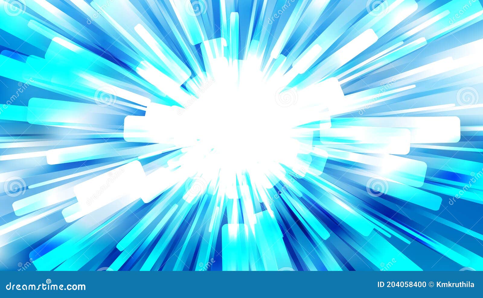 Abstract Blue and White Burst Background Image Stock Illustration ...