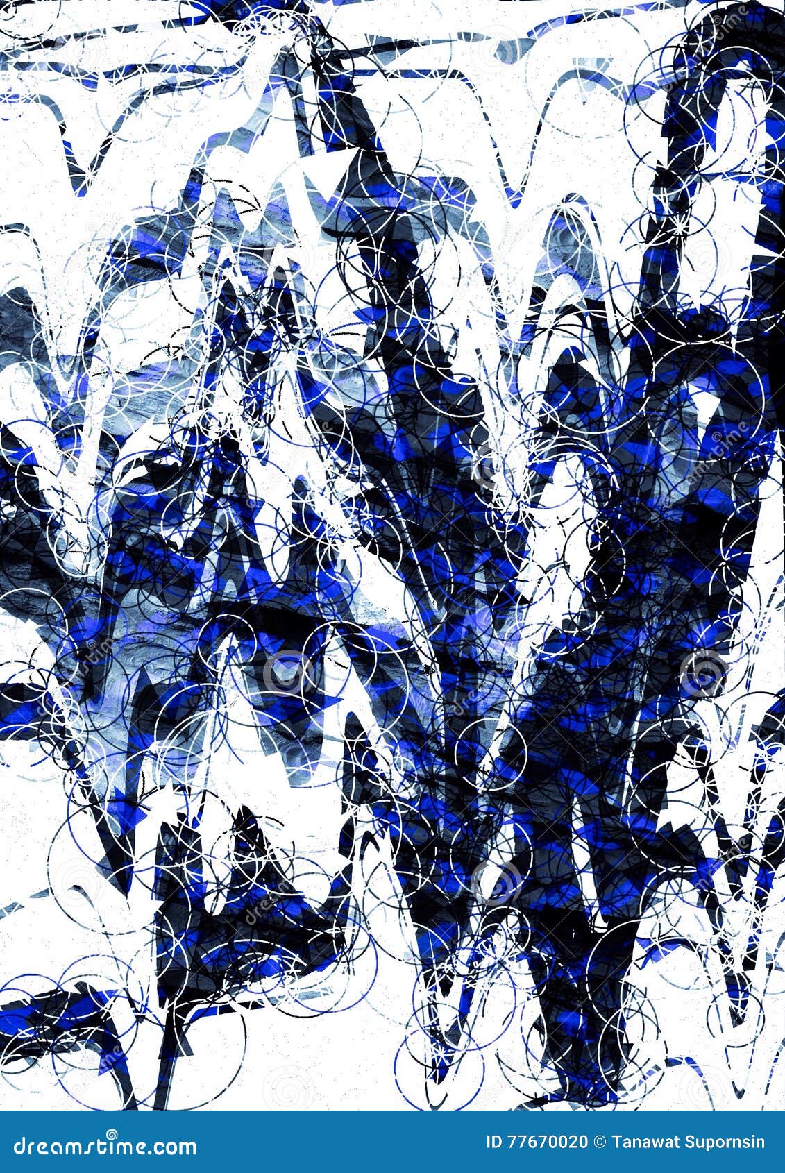 Abstract Blue and White Color Pattern Wallpaper Stock Photo - Image of ...