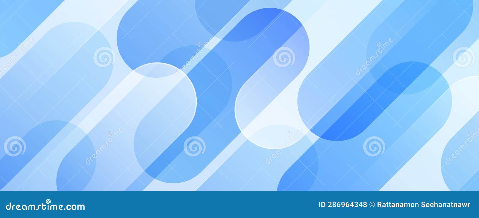Abstract Blue and White Diagonal Rounded Lines Background. Modern ...