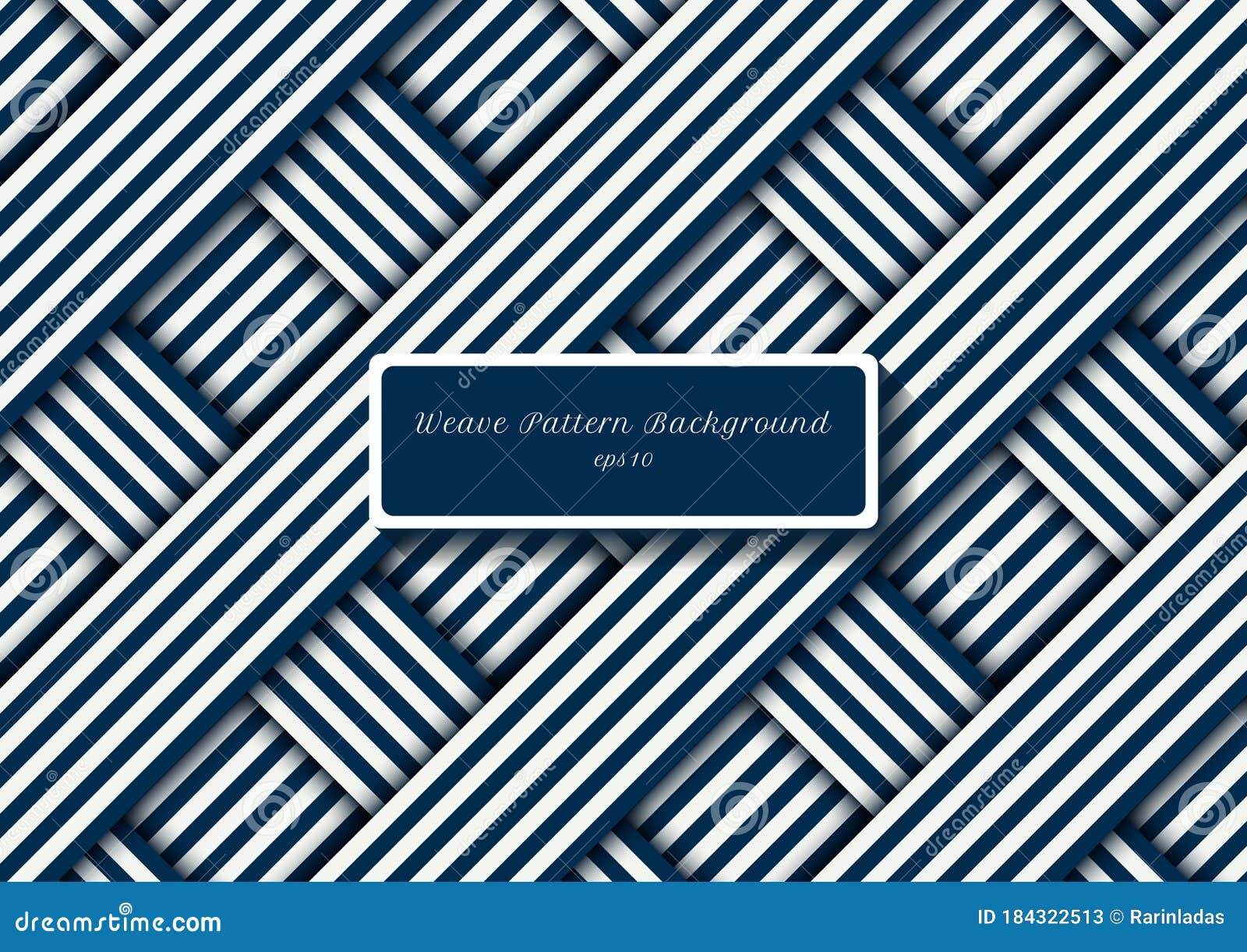 Abstract Blue and White Diagonal Stripes Lines Weave Pattern Stock ...