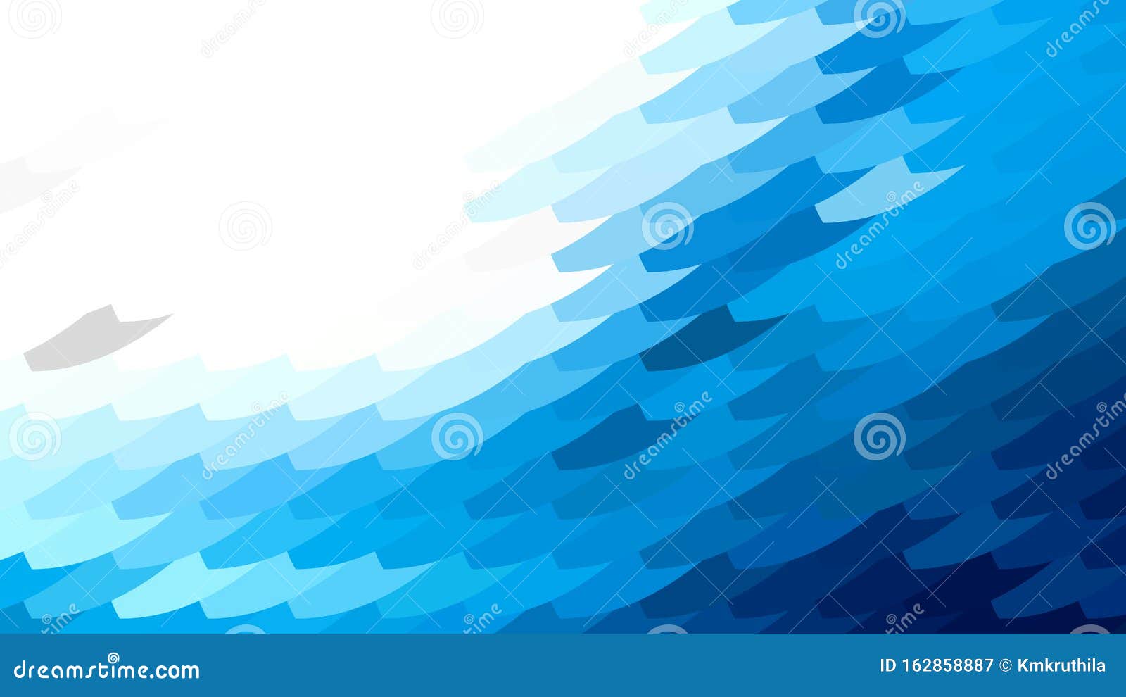 Abstract Blue and White Geometric Shapes Background Vector Graphic ...