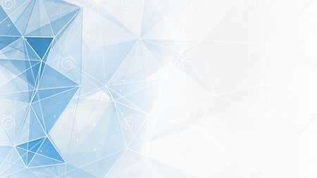 Abstract Blue White Geometrical Web Background Stock Illustration ...