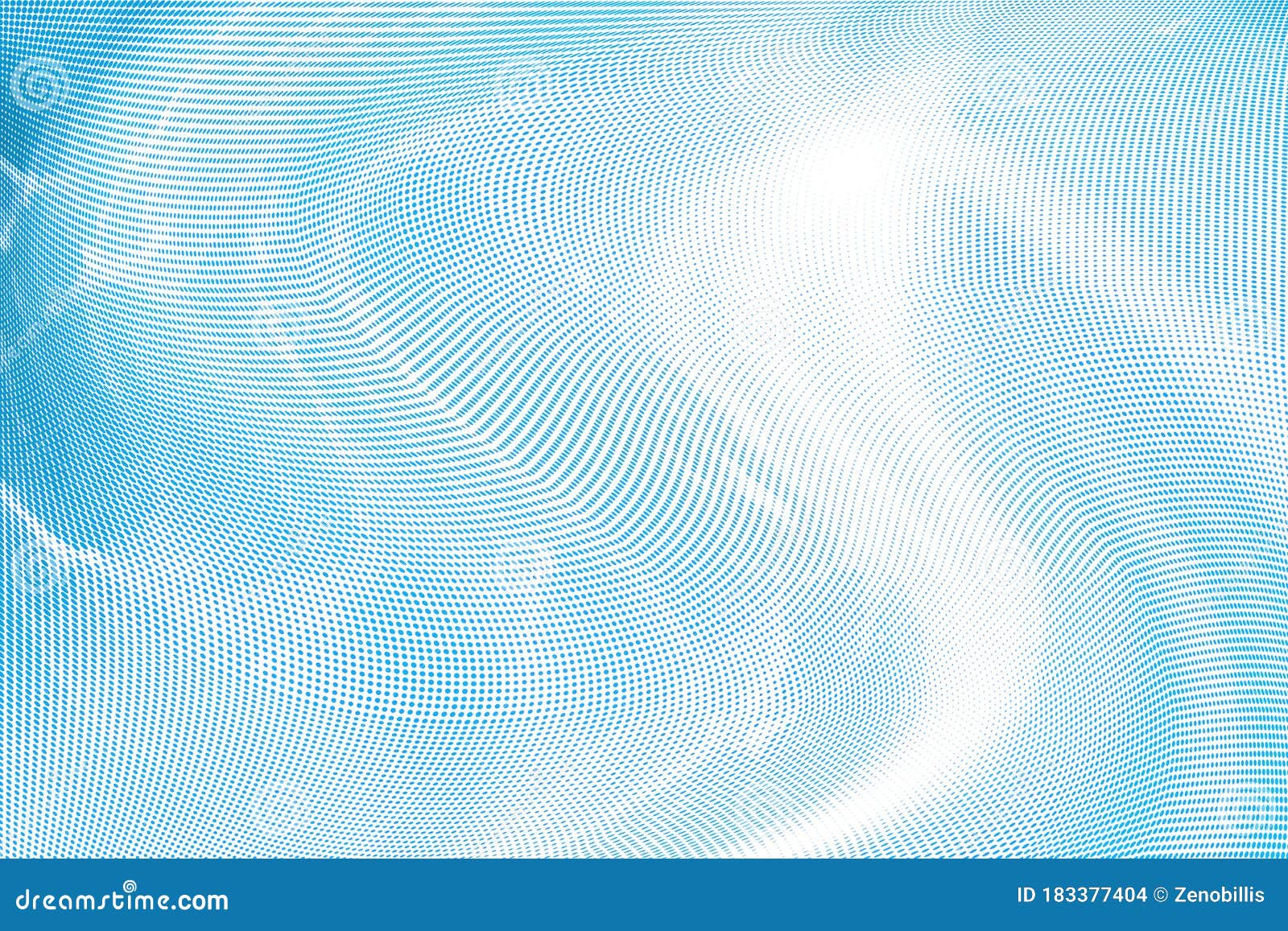 Abstract Blue White Halftone Pattern. Soft Dynamic Lines Stock Vector ...