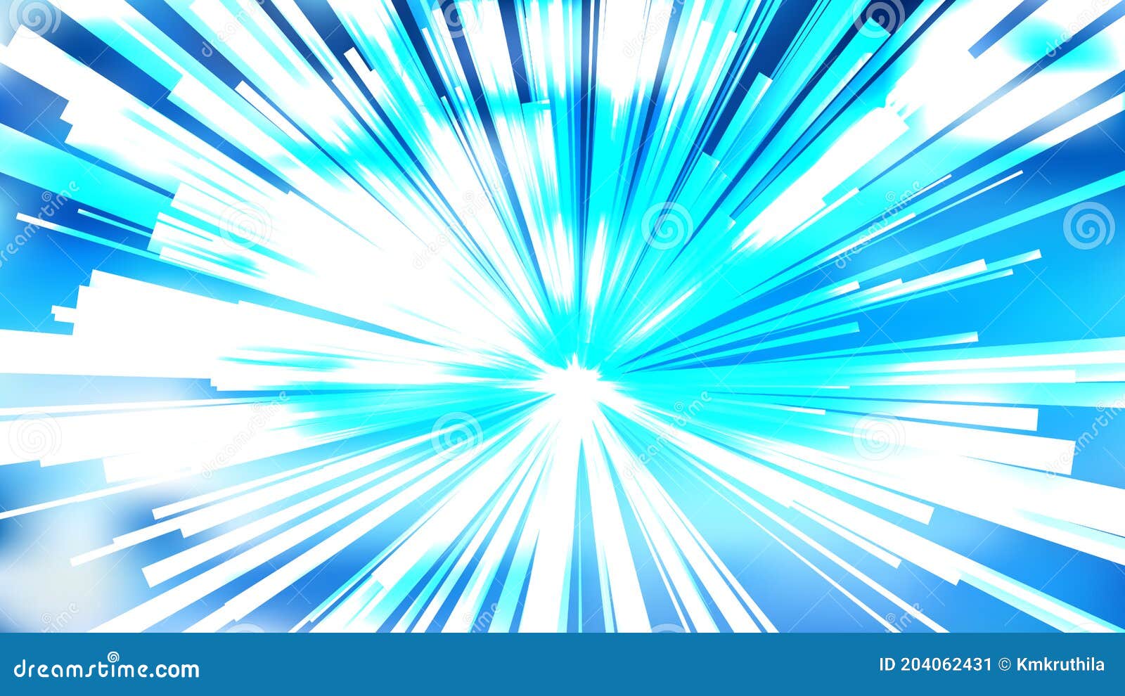 Abstract Blue and White Radial Explosion Background Vector Image Stock ...