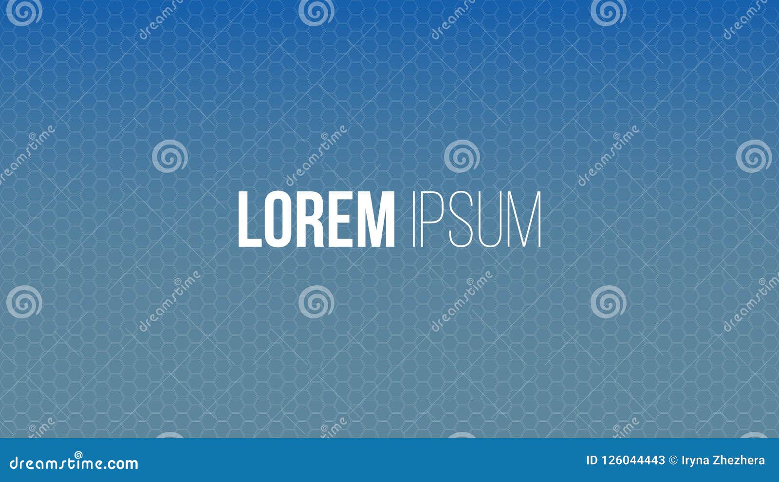 Abstract Blue and White Repeating Hexagons Background. Stock ...