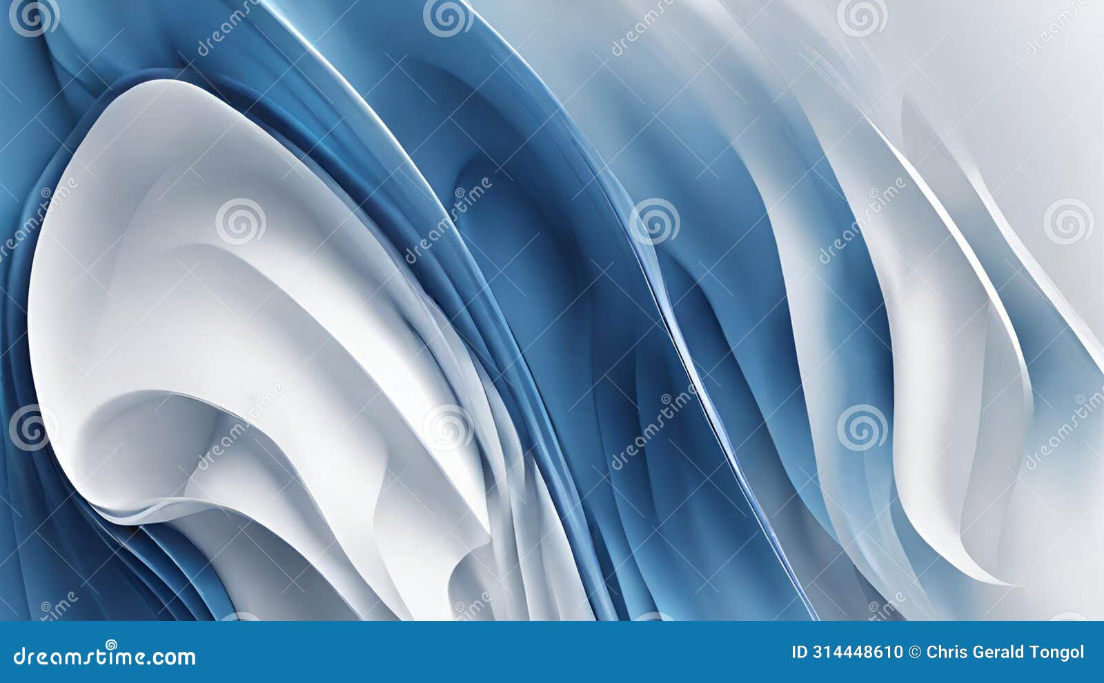 Abstract Blue and White Theme Background in High Ai Generated Stock ...