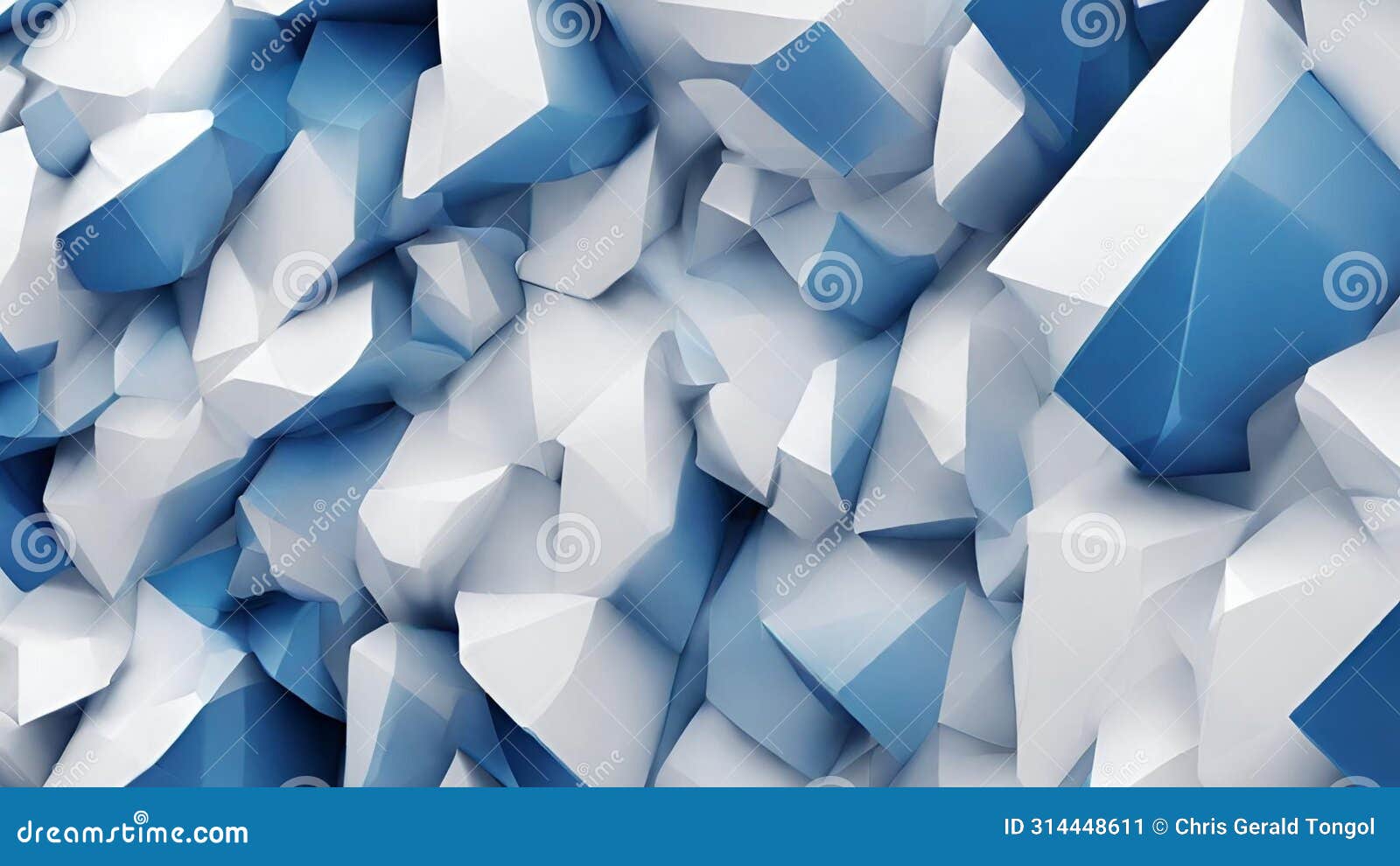 Abstract Blue and White Theme Background in High Ai Generated Stock ...