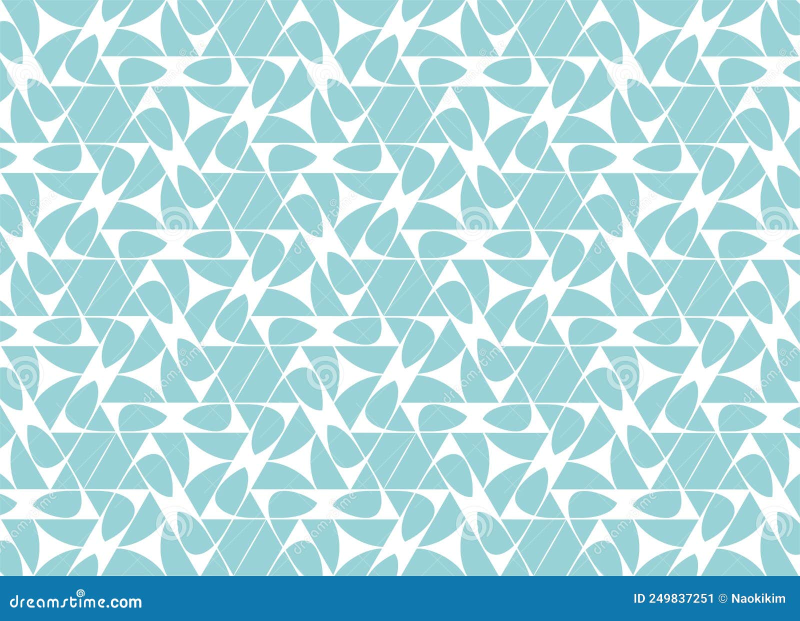 Abstract Blue White Triangle Pattern, Geometric Circular Texture ...