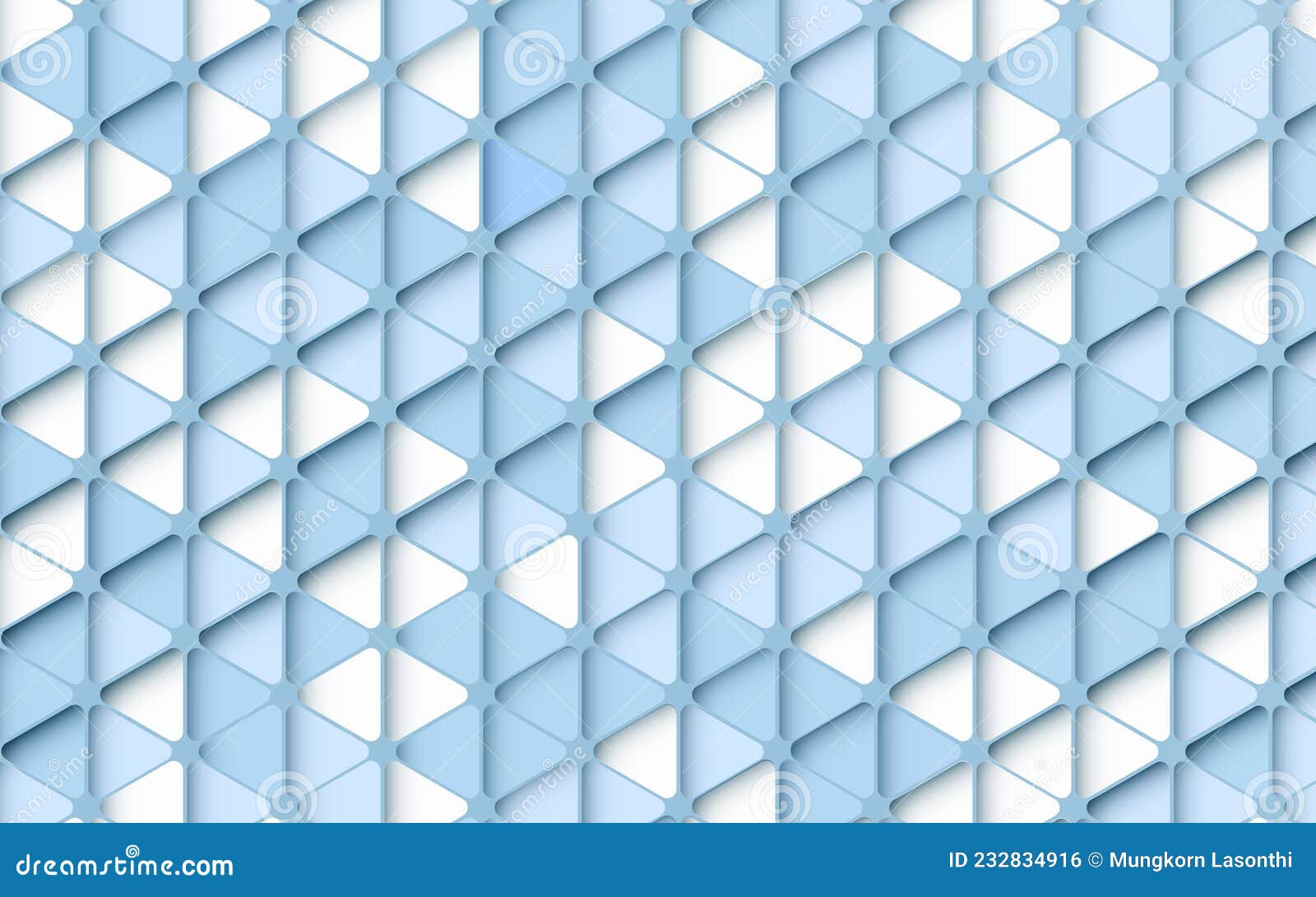 Abstract Blue and White Triangles Geometric Pattern with Technology and ...
