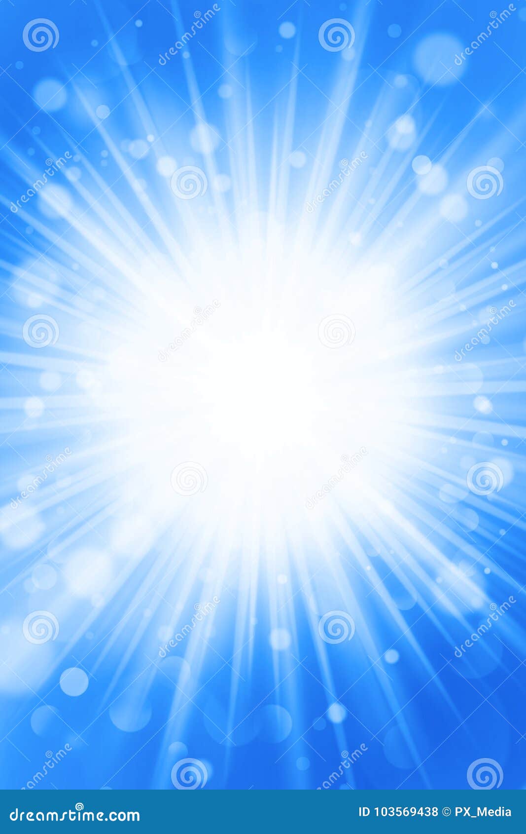 Abstract Blue Background - Explosion Stock Illustration - Illustration ...