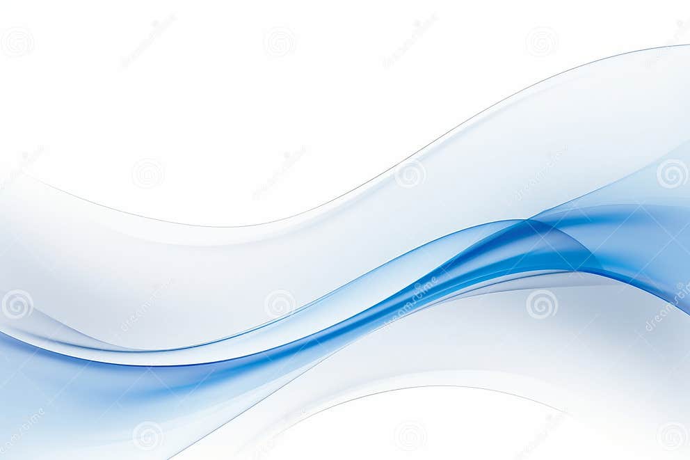 Abstract Blue and White Wave Background Stock Illustration ...