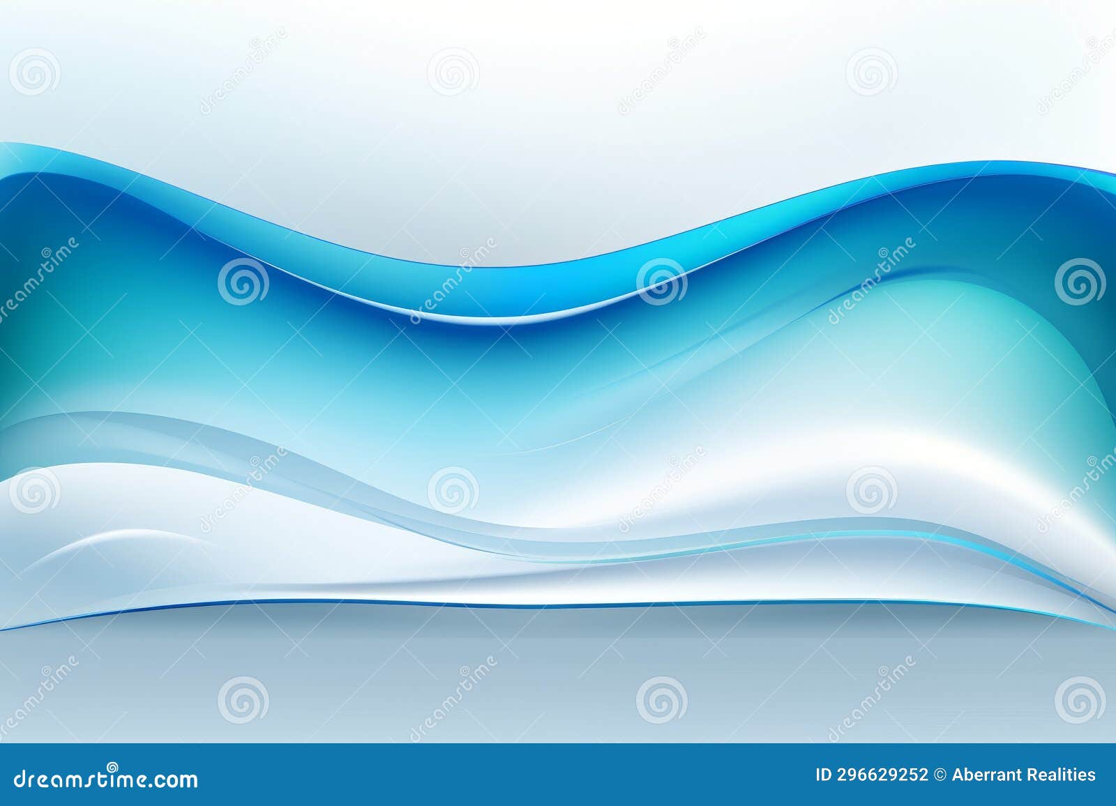 Abstract Blue and White Wave Background Stock Illustration ...