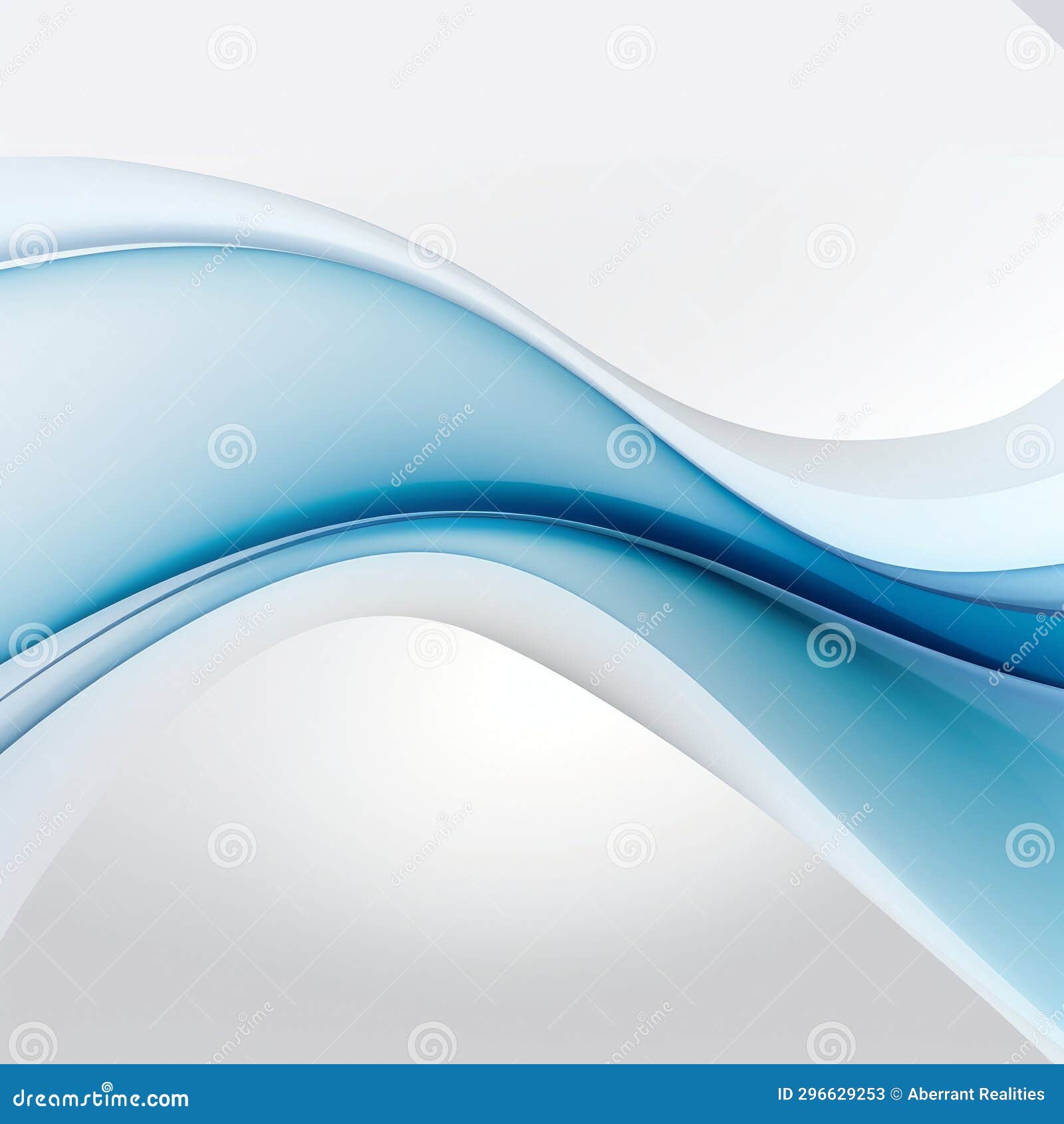 Abstract Blue and White Wave Background Stock Illustration ...