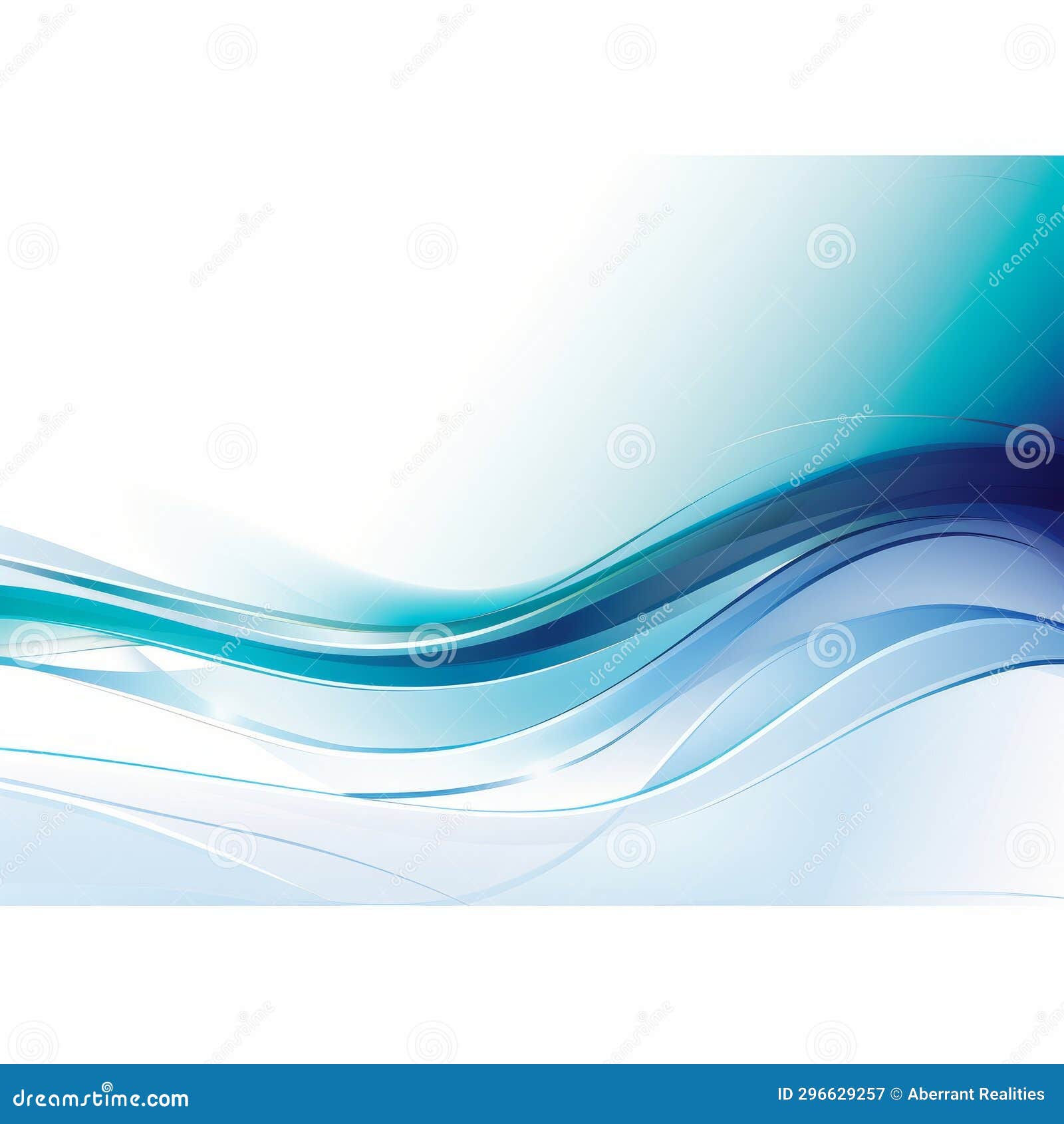 Abstract Blue and White Wave Background Stock Illustration ...