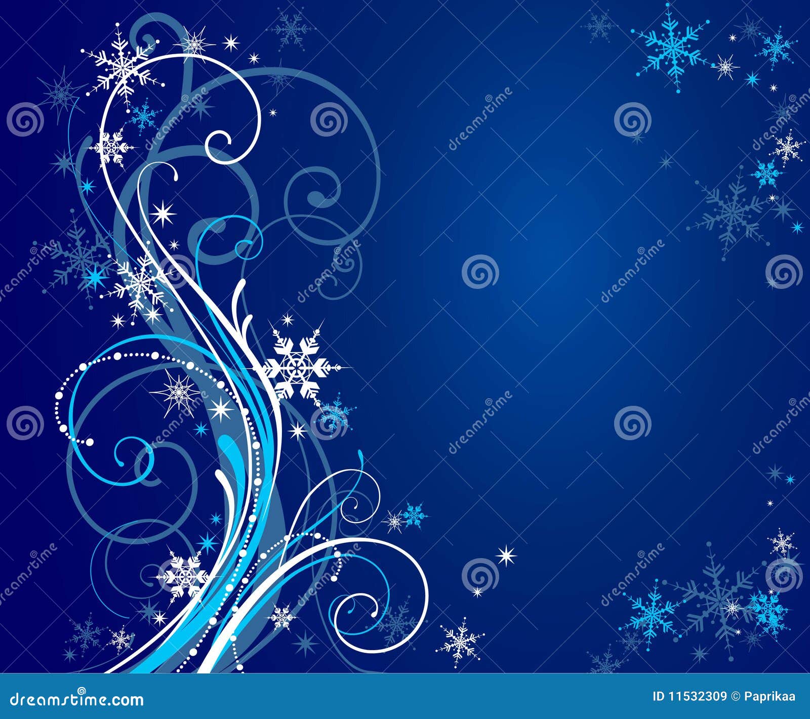 Abstract Blue Winter Background Stock Vector - Illustration of blue ...
