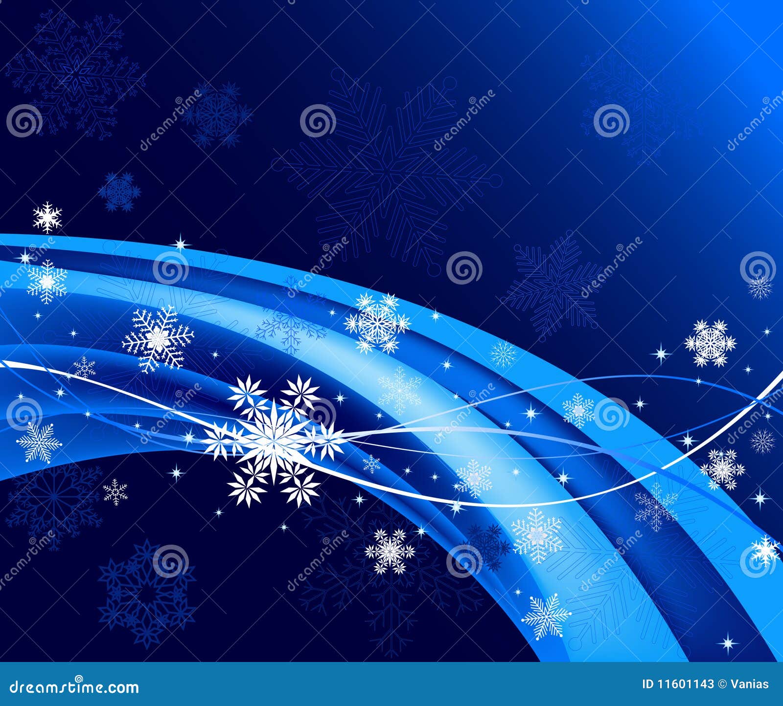 Abstract Blue Winter Background Stock Vector - Illustration of ...