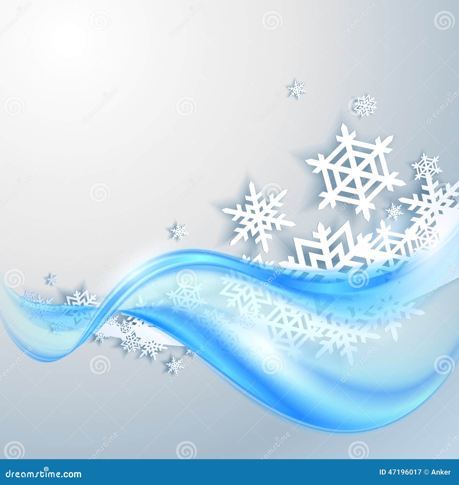 Abstract Blue Winter Background Stock Vector - Illustration of abstract ...
