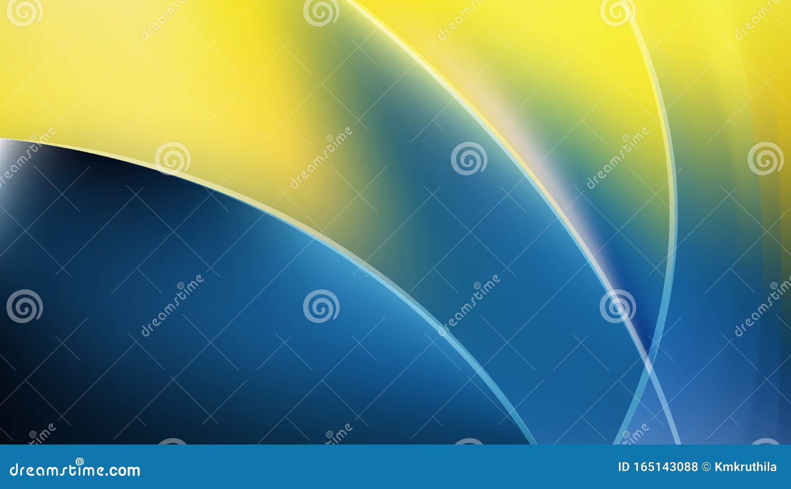 Abstract Blue and Yellow Background Stock Vector - Illustration of ...