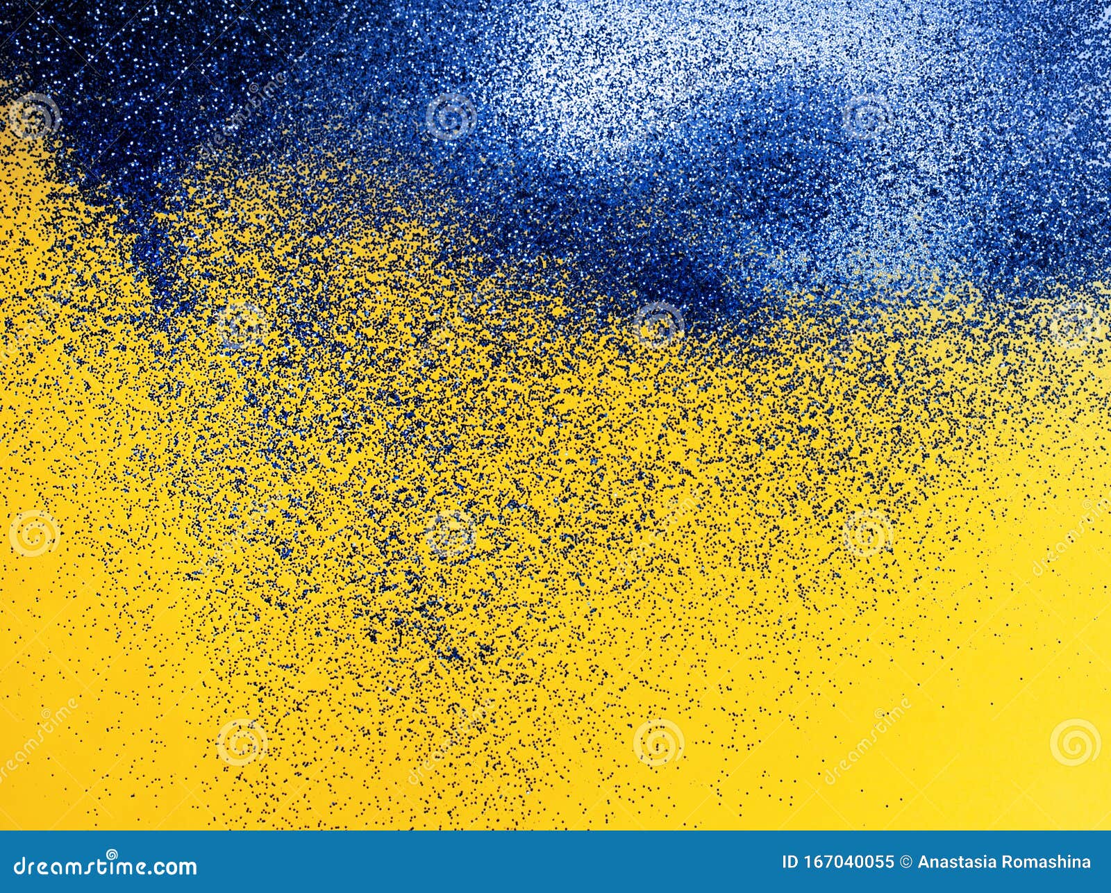 Abstract Blue and Yellow Background. Bright Background for Your Design ...