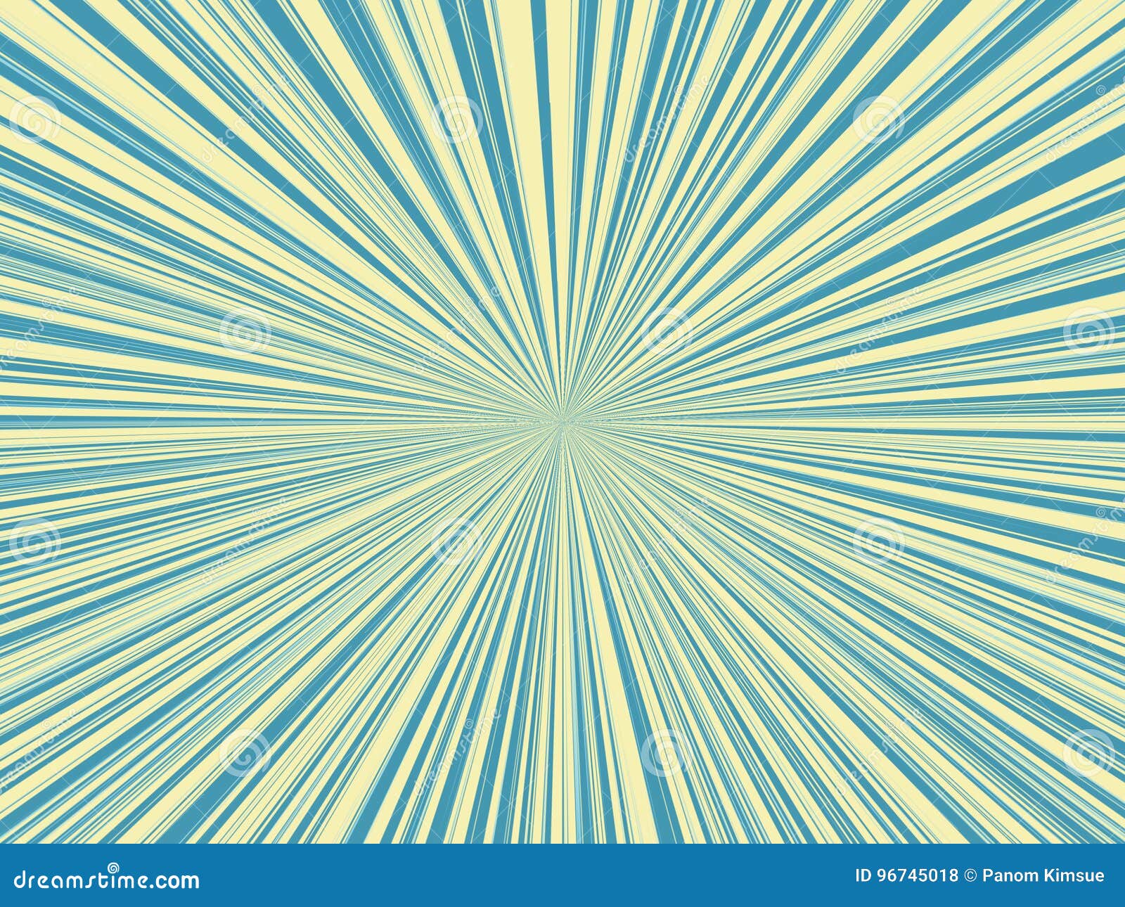 Abstract Blue and Yellow Color Sunburst,sun Ray Background Stock ...