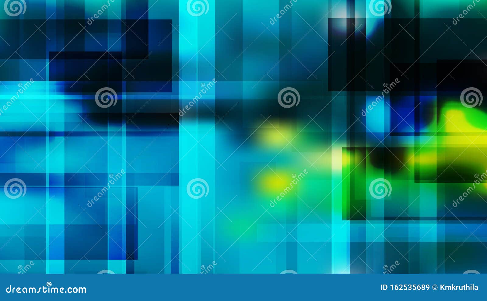 Abstract Blue and Yellow Geometric Shapes Background Image Stock Vector ...