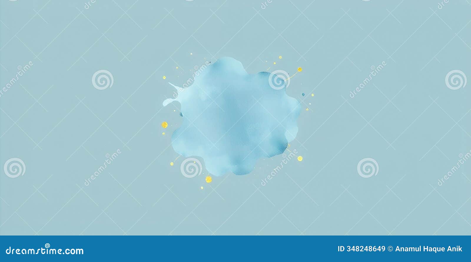Abstract Blue and Yellow Paint Splatter Stock Illustration ...