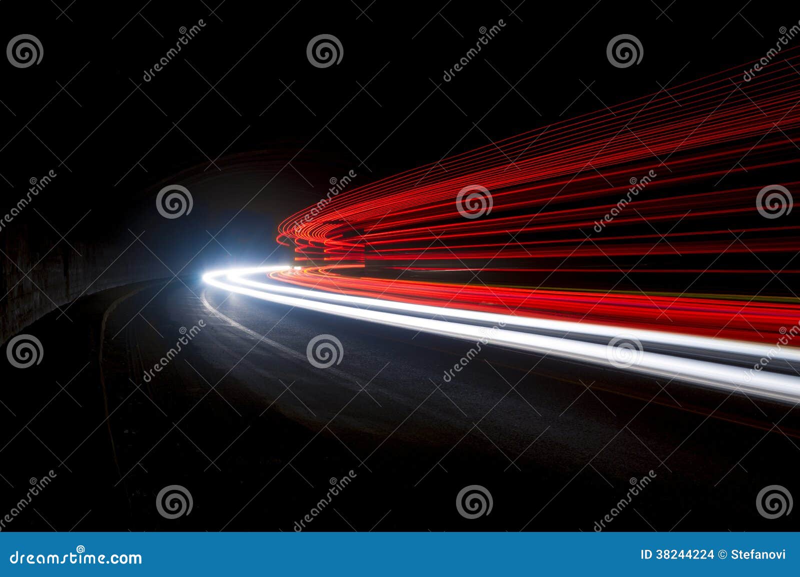 Abstract Blue, Yellow,red and White Rays of Light Stock Photo - Image ...