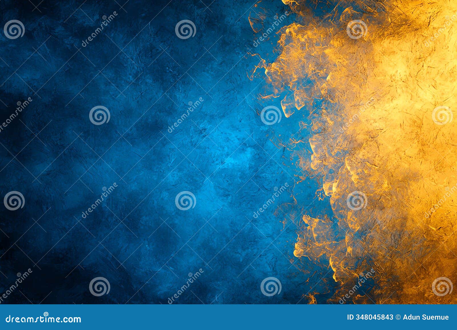 Abstract Blue and Yellow Smoke Texture Background Perfect for Design ...