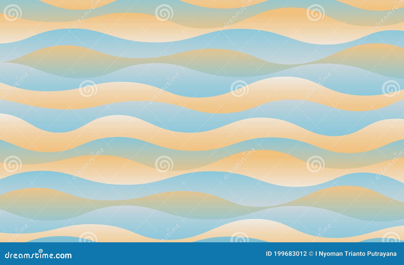 Abstract Blue and Yellow Wave Pattern Background and Texture Stock ...