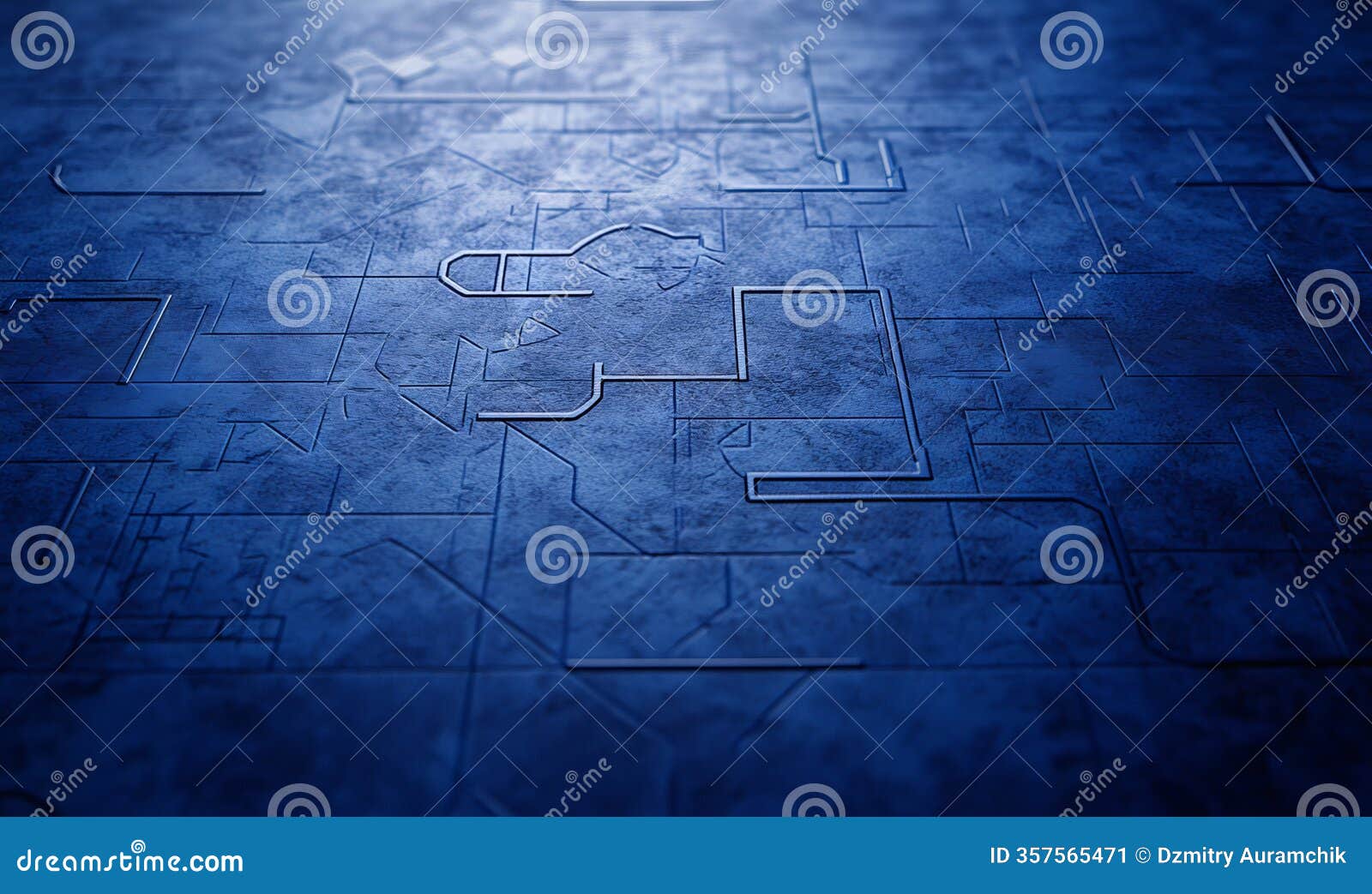 Abstract Blueprint Background with a Clean Architecture Floor Plan ...